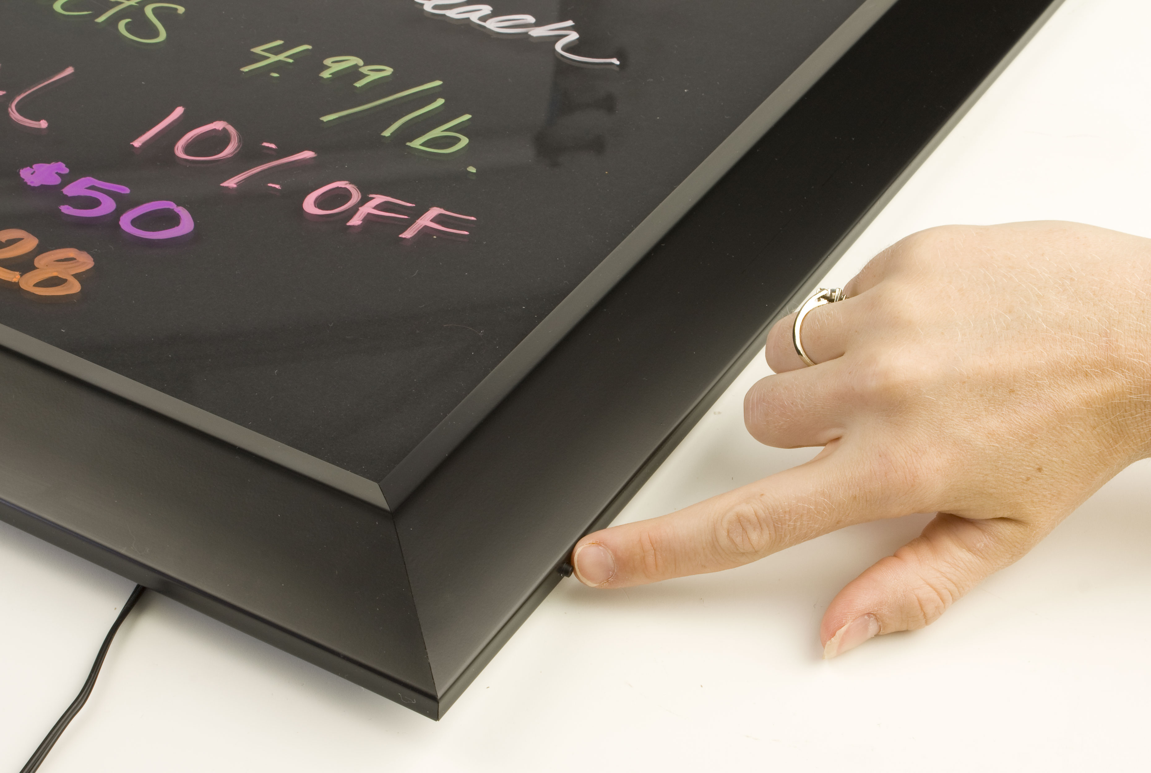 LED Marker Board | Flashing Neon Lights & Easel Stand | Displays2Go