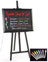 Neon Writing Board with Lighting Effects w/ Markers & Easel