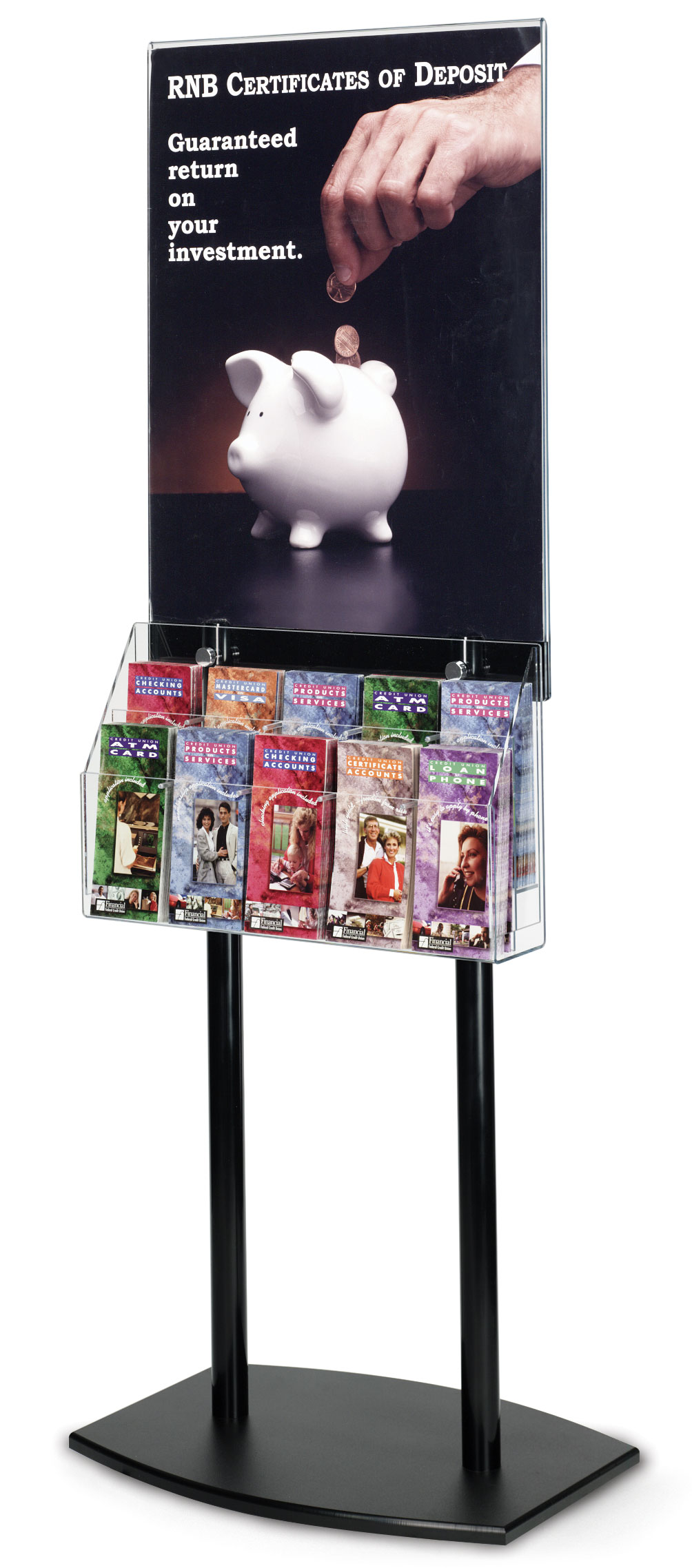 Black Acrylic Sign Stand | | Displays2Go