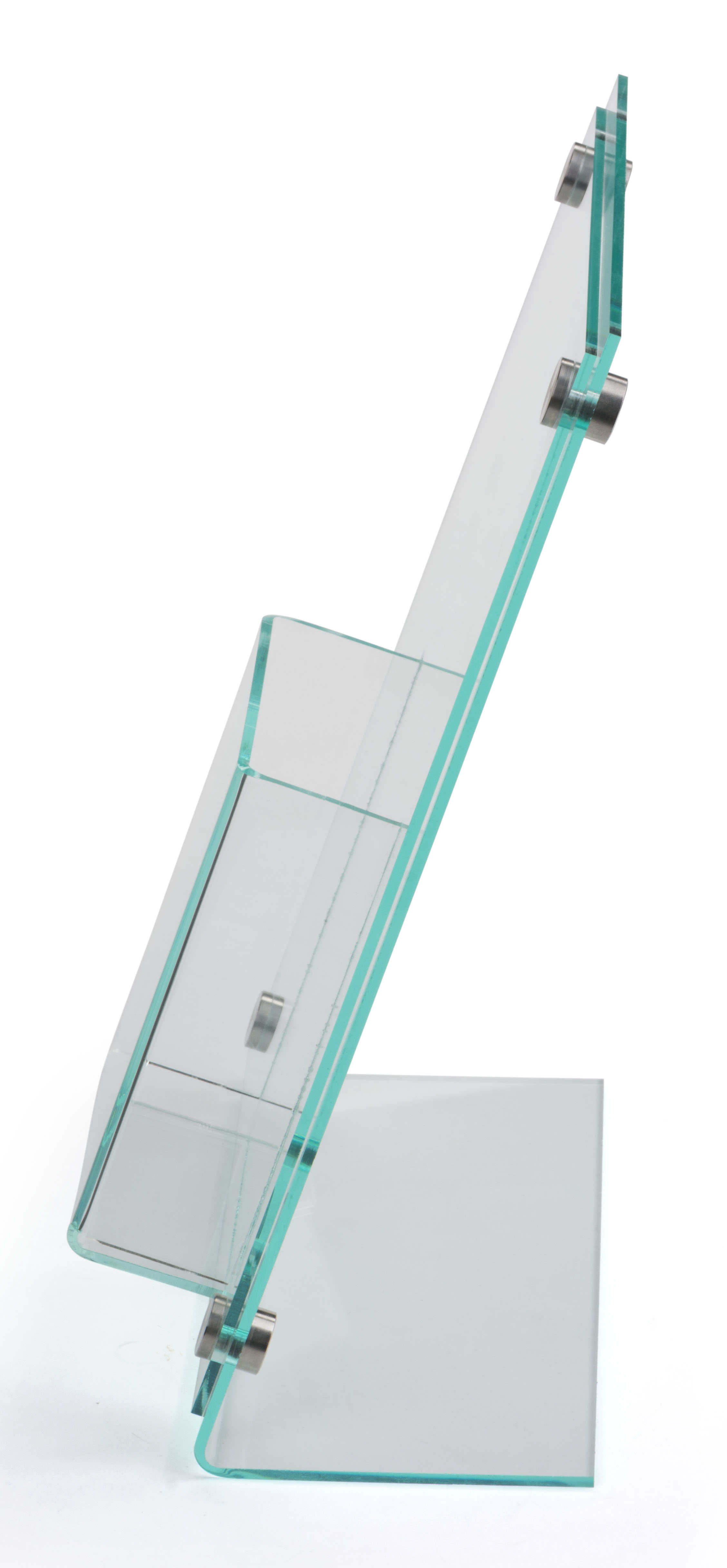 Slanted Sign Holder with Brochure Display | Printable Film Sheets ...