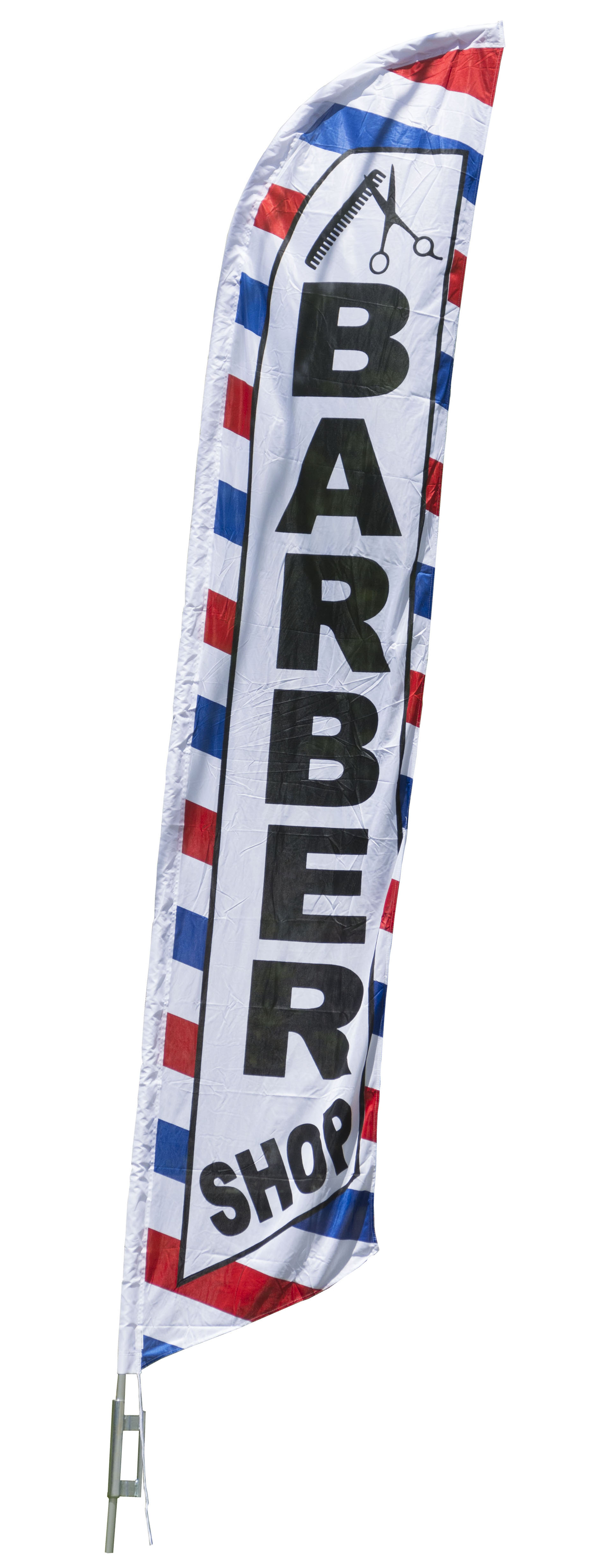 Barber Shop Flag | Double Sided | Displays2Go