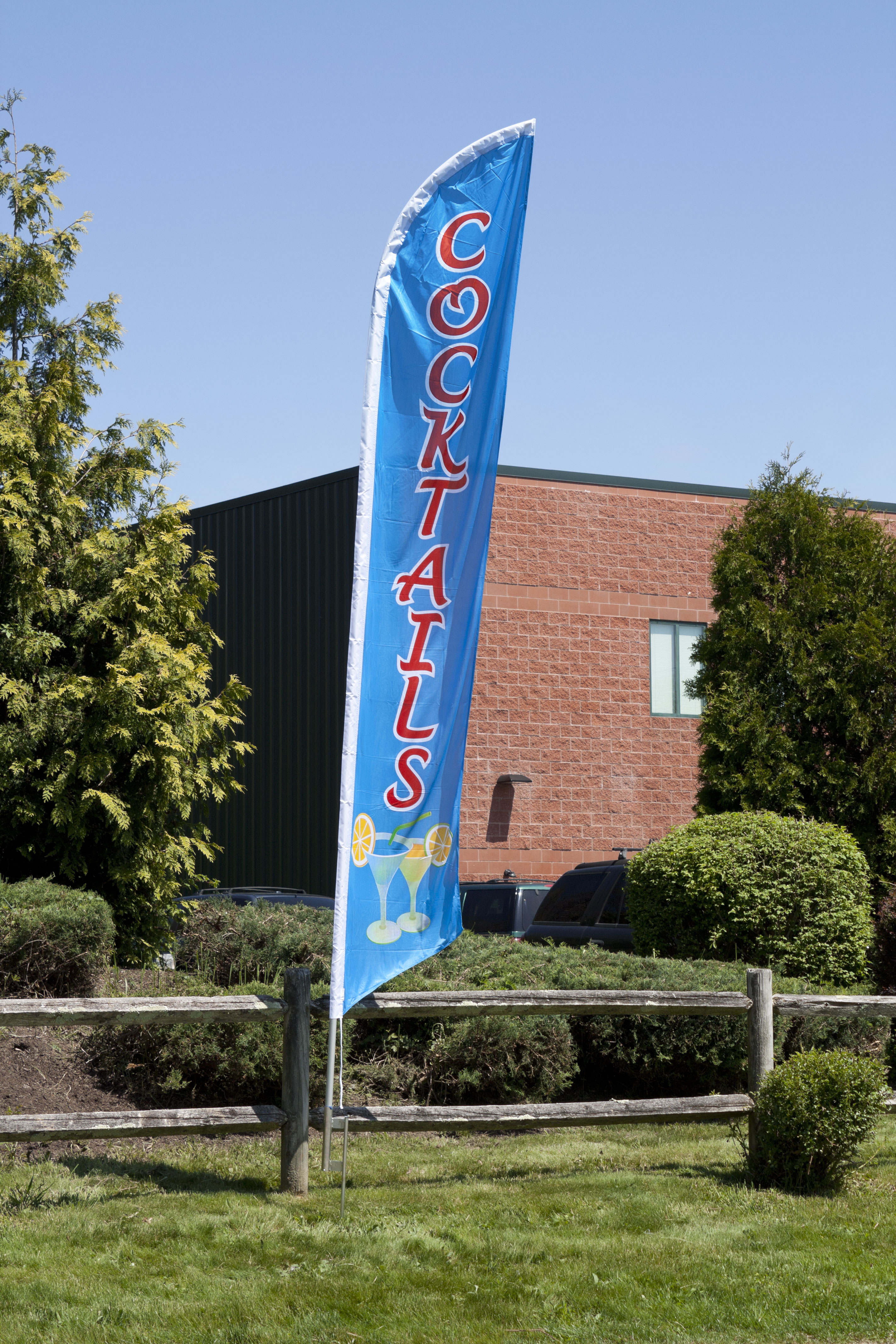 Cocktail Flag | Message Banner w/ Drink Graphics | Displays2Go