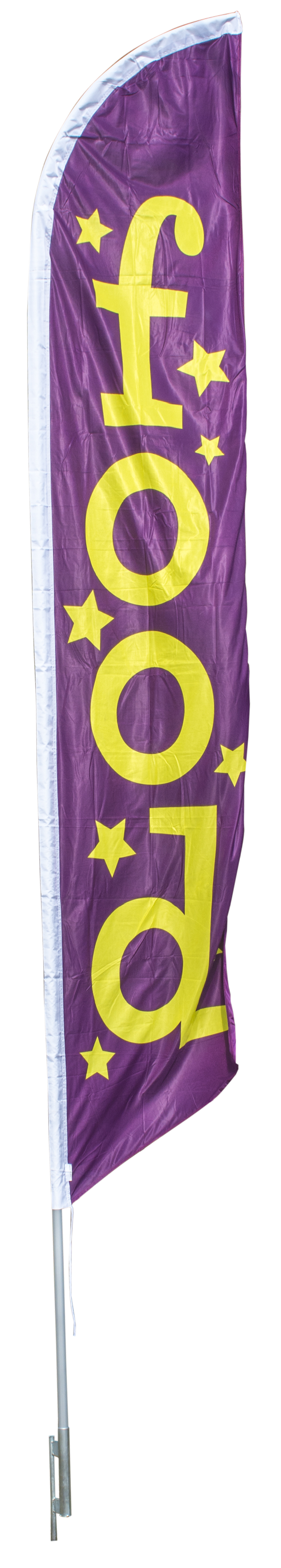 Food Banner Flag | Single Sided Graphics | Displays2go