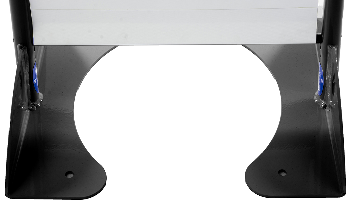 18” x 72” Black Permanent Banner Stand | Graphic Not Included | Displays2Go