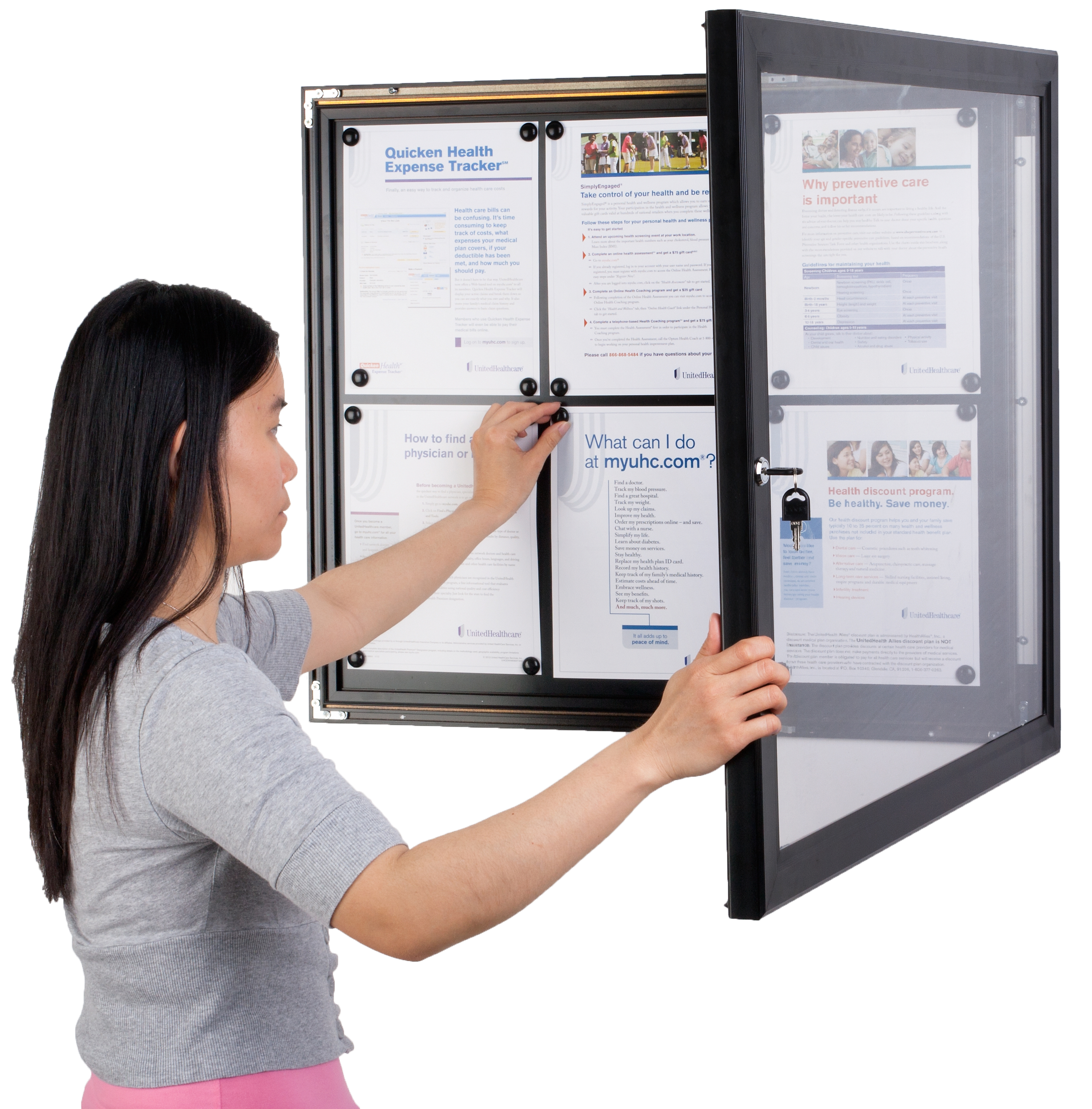 Message & Notice Boards | Bulletin, Wet-Dry Erase, Directory | Displays2Go