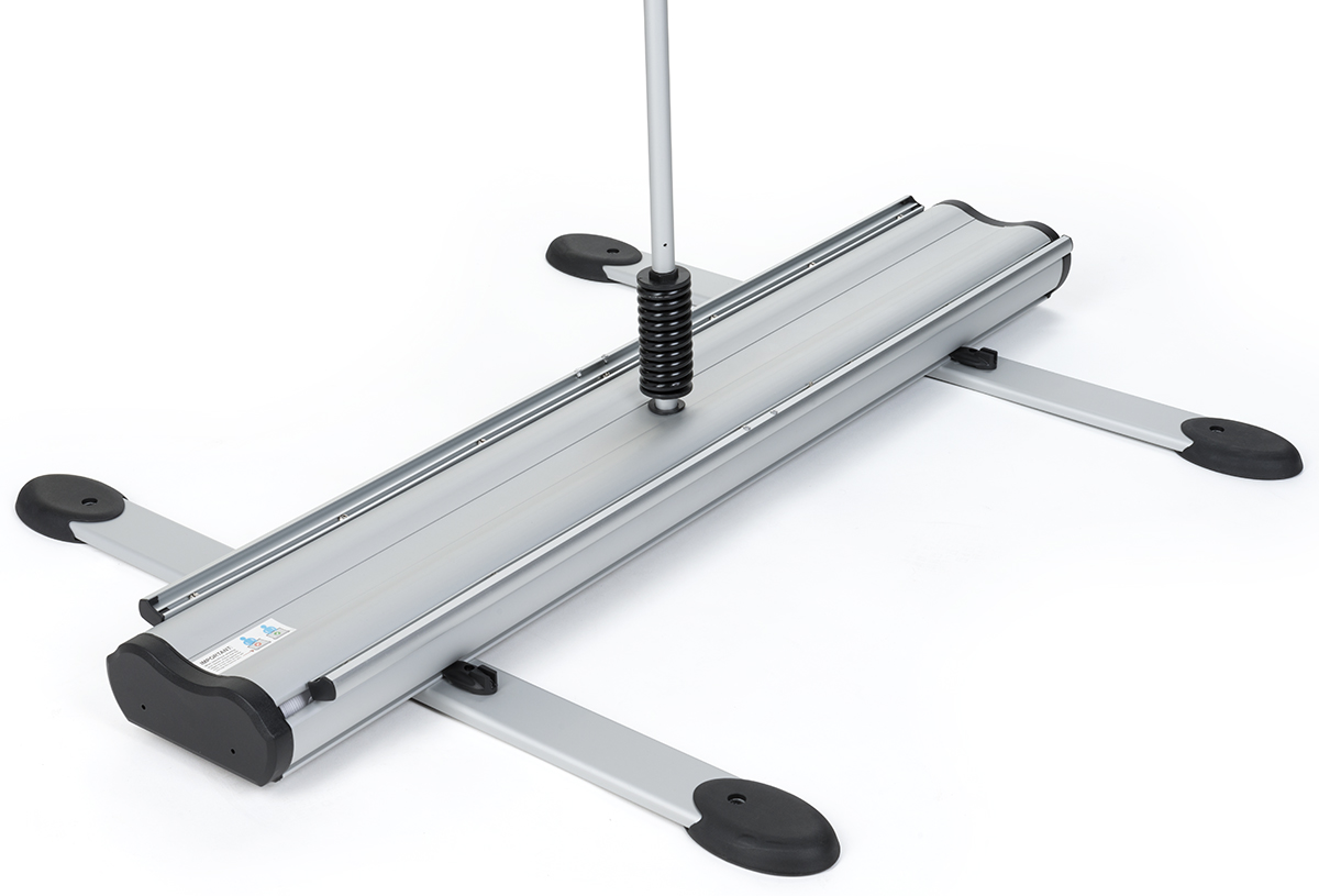 Wide Outdoor Retractable Banner Frame | Spring Tension Pole | Displays2Go