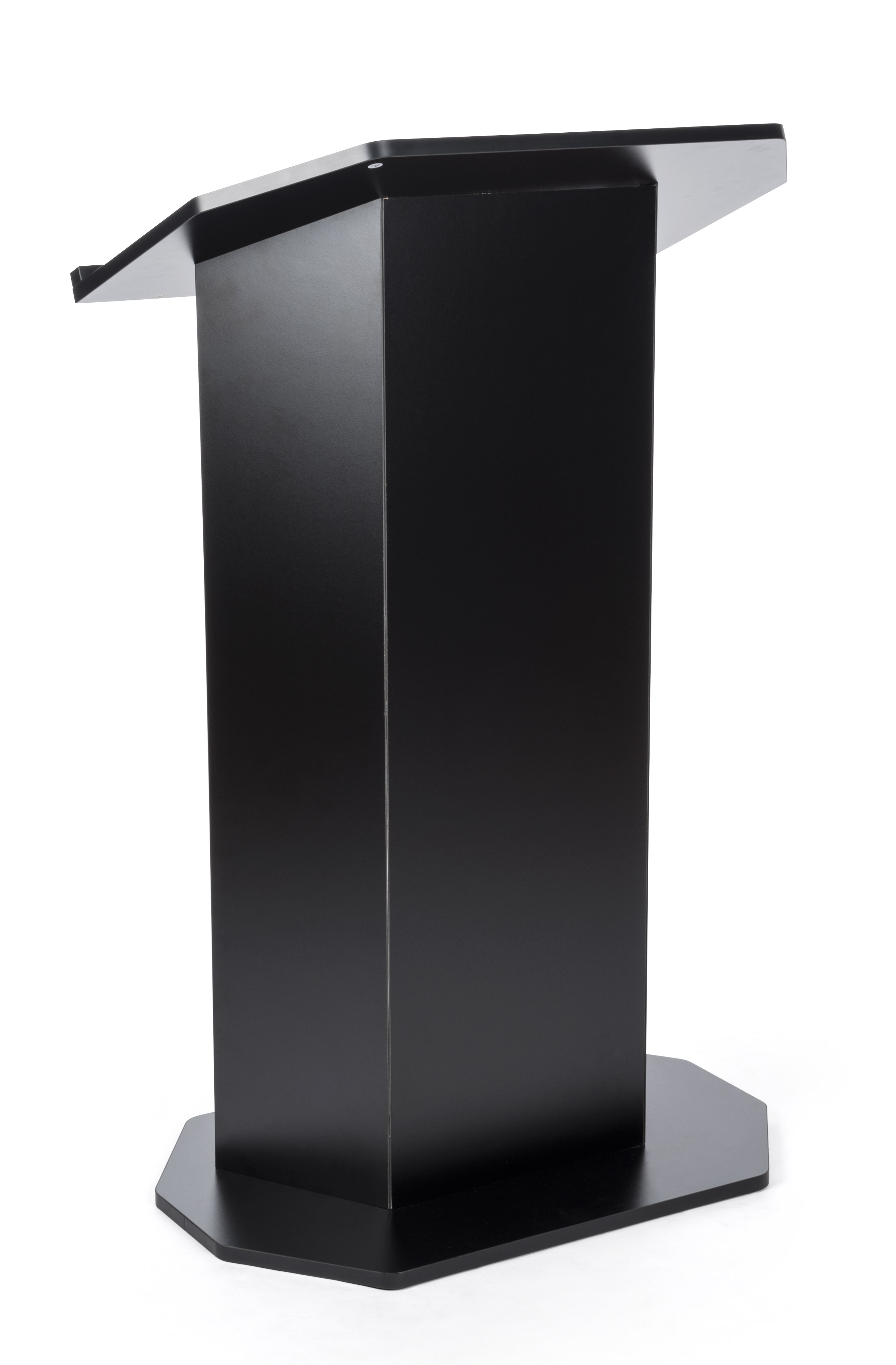 Black Economy Pulpit | Ships Flat | Displays2Go