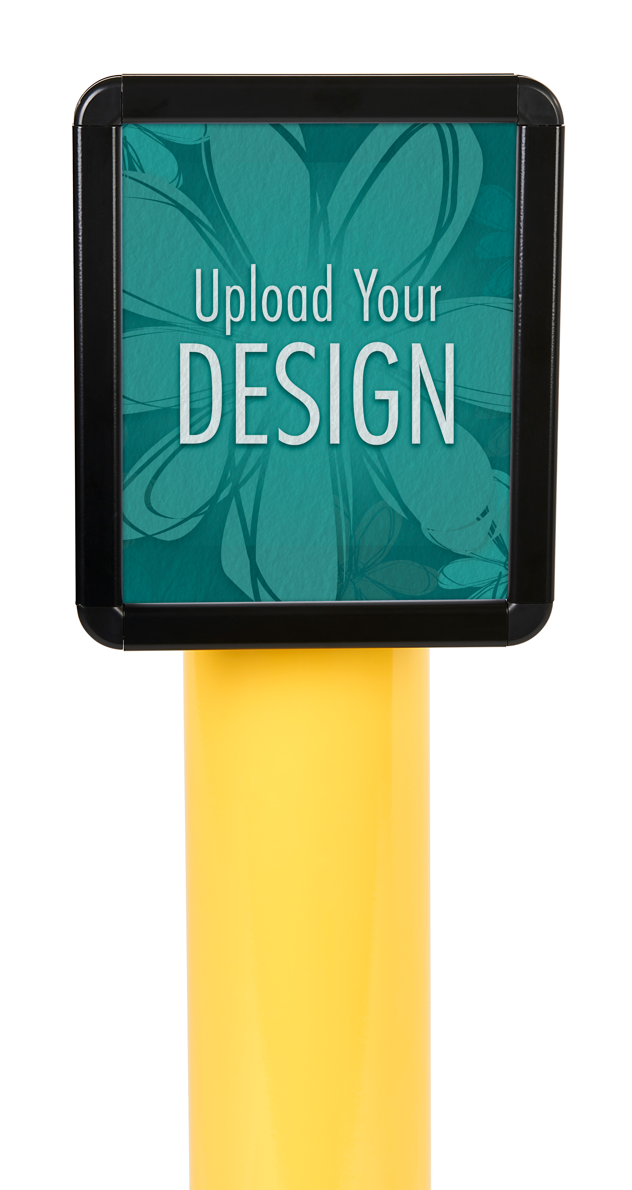 Custom Printed Graphics for Bollard Sign Frame | Displays2Go