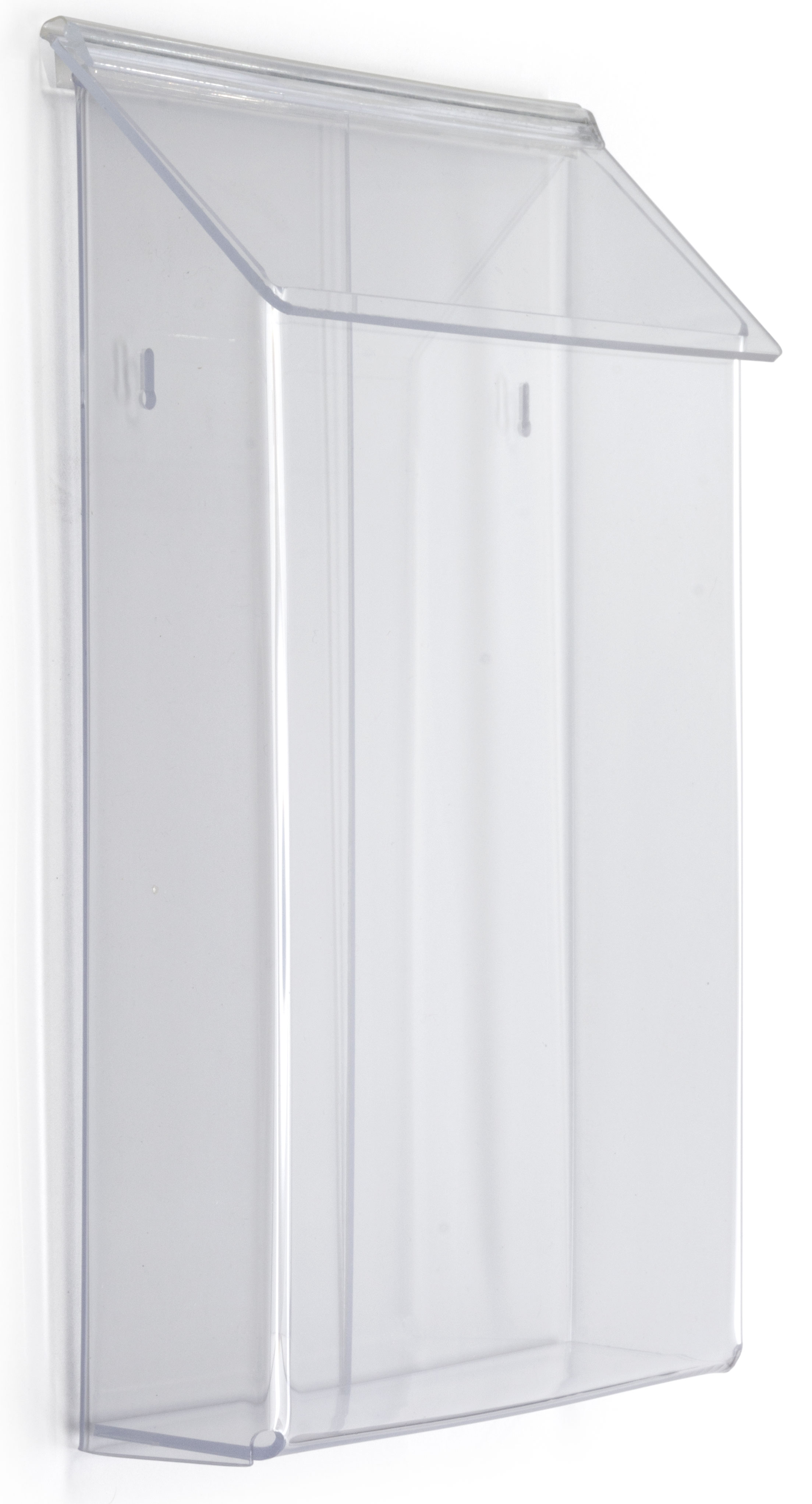 Outdoor Literature Box | Exterior Flyer Display with Hinged Lid ...