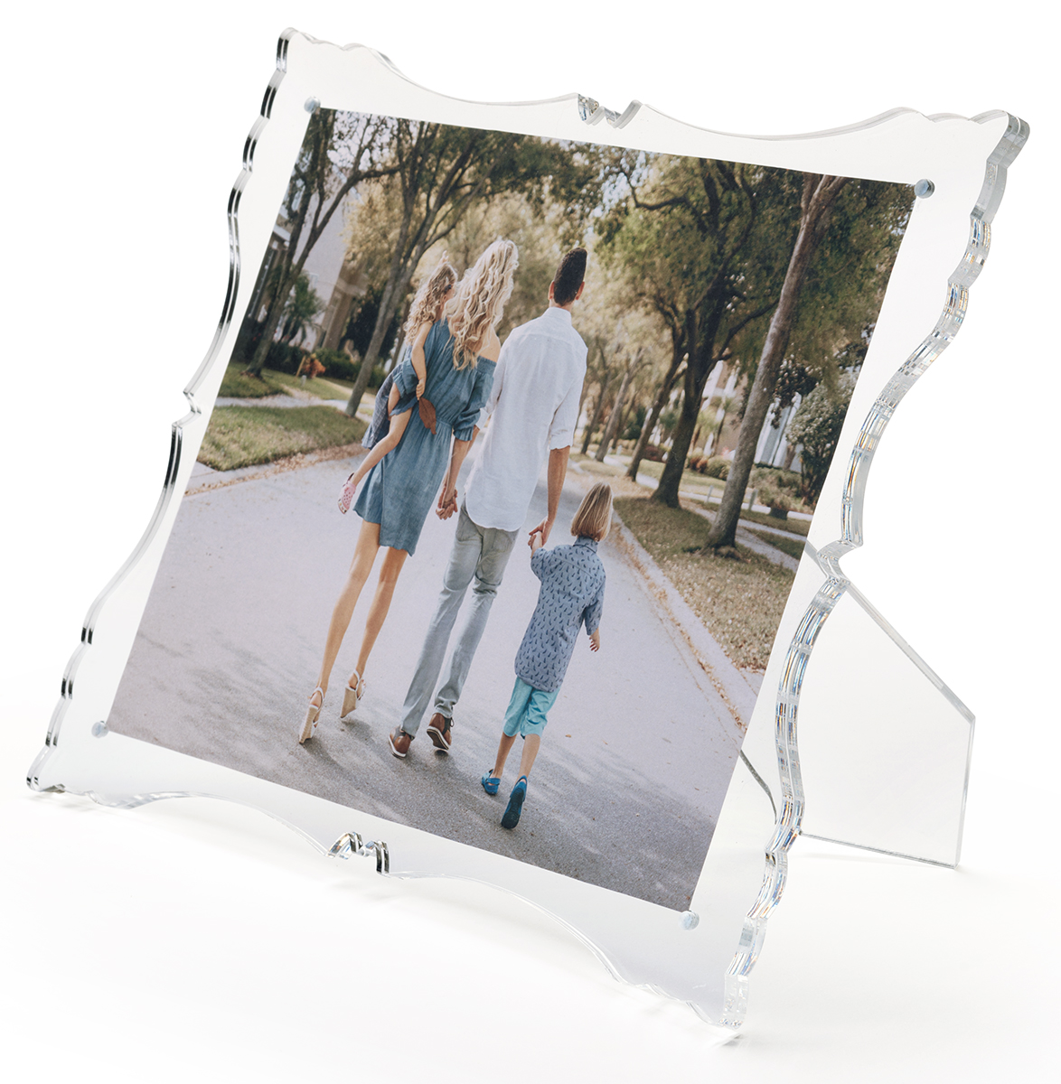Rococo Acrylic Laser Cut Frame | Holds 8” x 10” Picture | Displays2Go