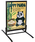 Wind Resistant Sidewalk Sign | 2 Sided Magnet Lined Poster Holder ...
