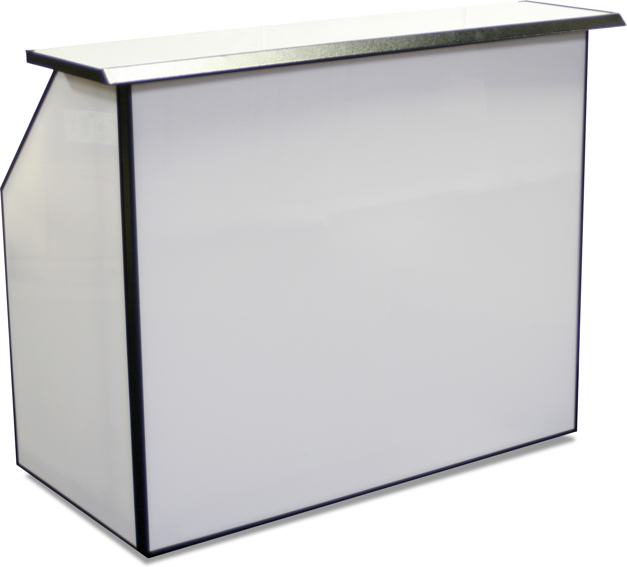 Portable Folding Bar | 2 Ice Bins & Sunken Speed Well | Displays2Go