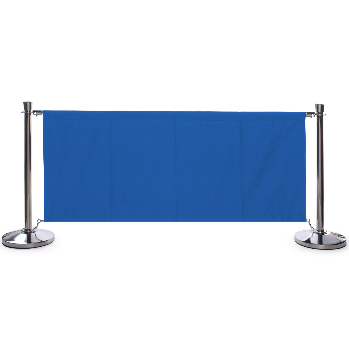 Café Banners | Blue Screens for Crowd Control