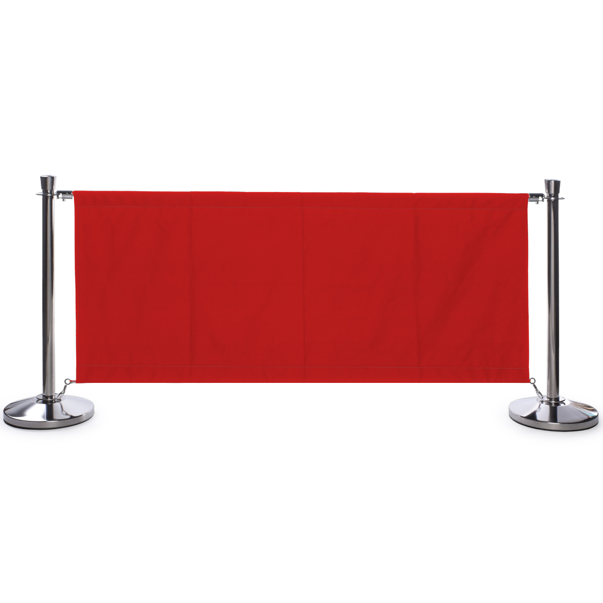 Red Stanchion Barricade for Outdoor Use | Displays2Go