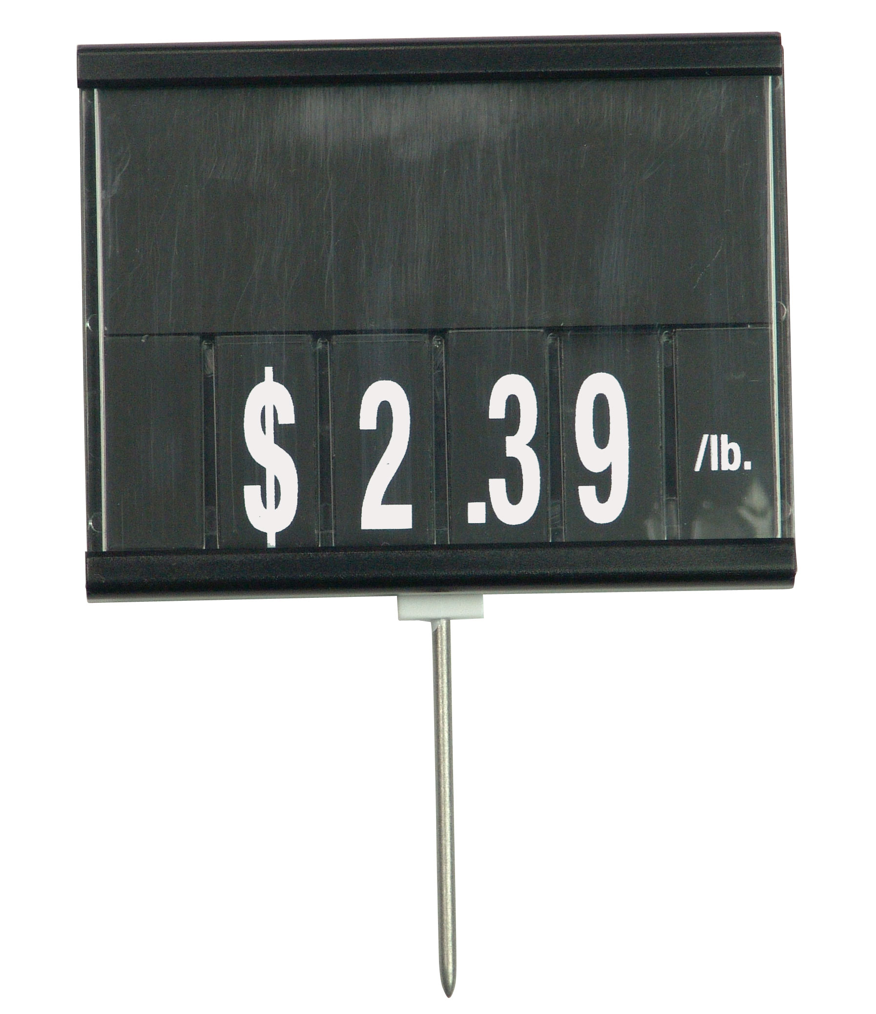 Metal Stick Price Tag | PVC Header & Number Cassette | Displays2Go