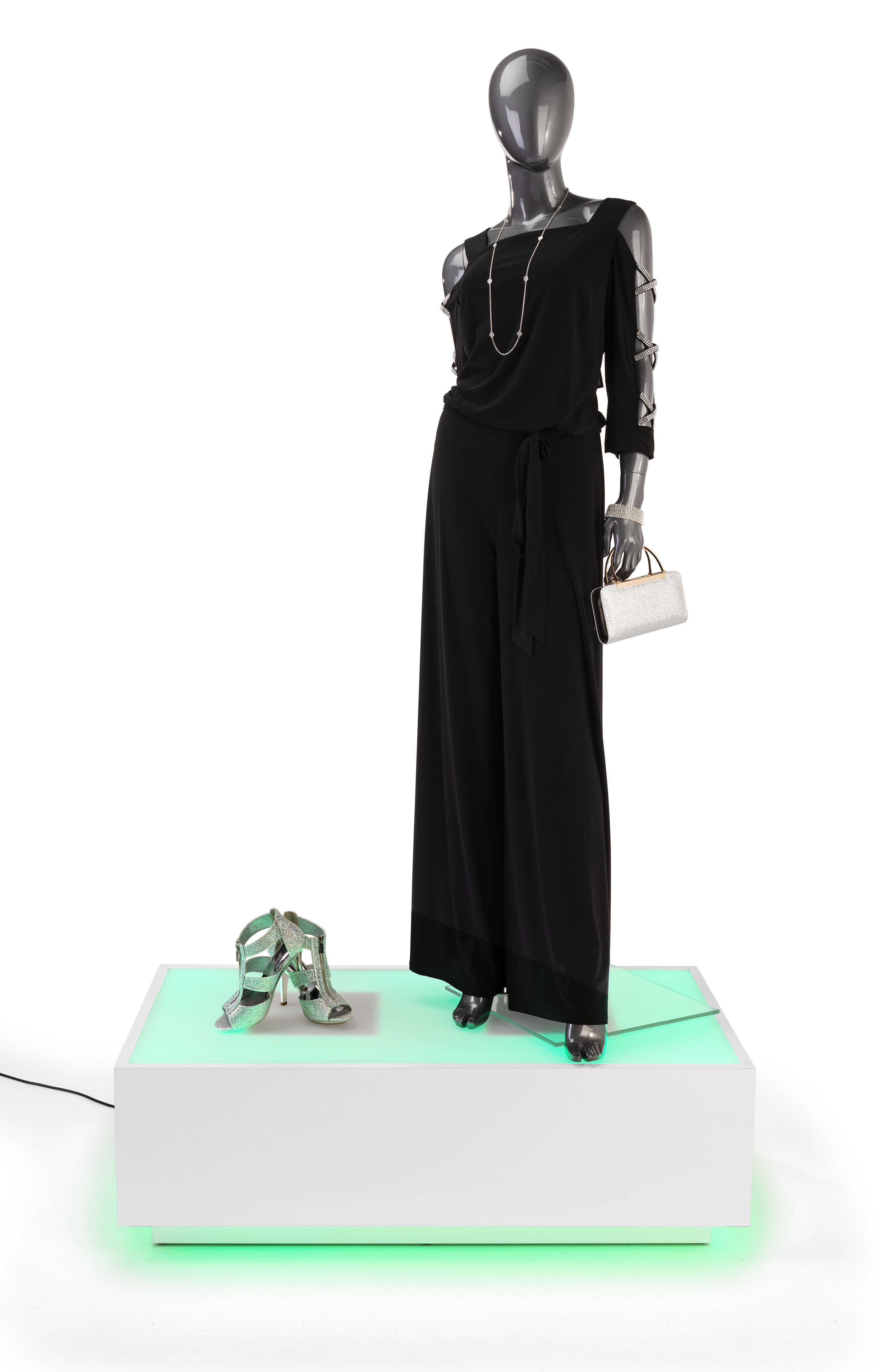 Illuminated Mannequin Riser Base | Includes Remote Control | Displays2Go