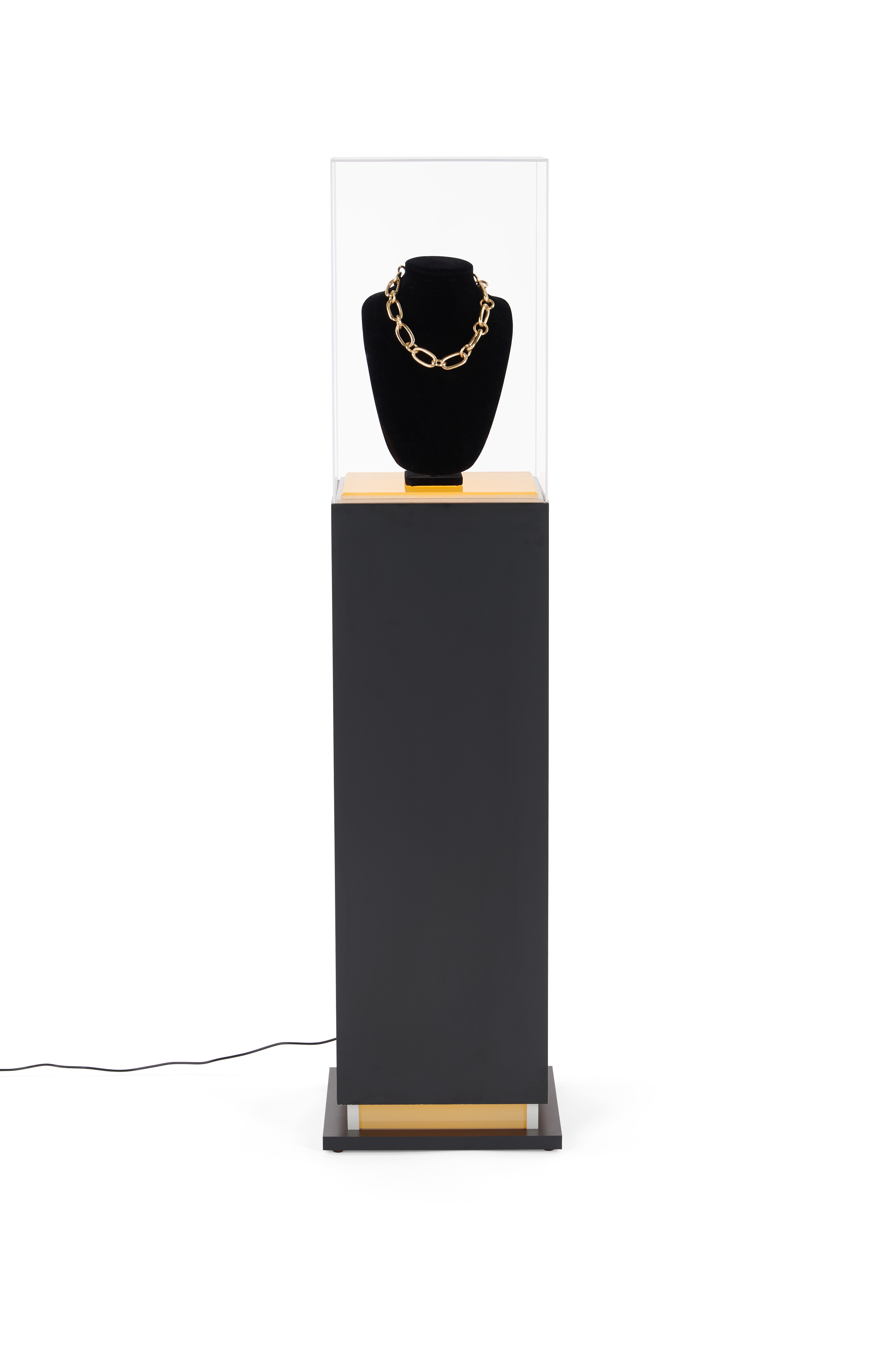 Pedestal Display Case with Acrylic Cover | Lift off Top | Displays2Go