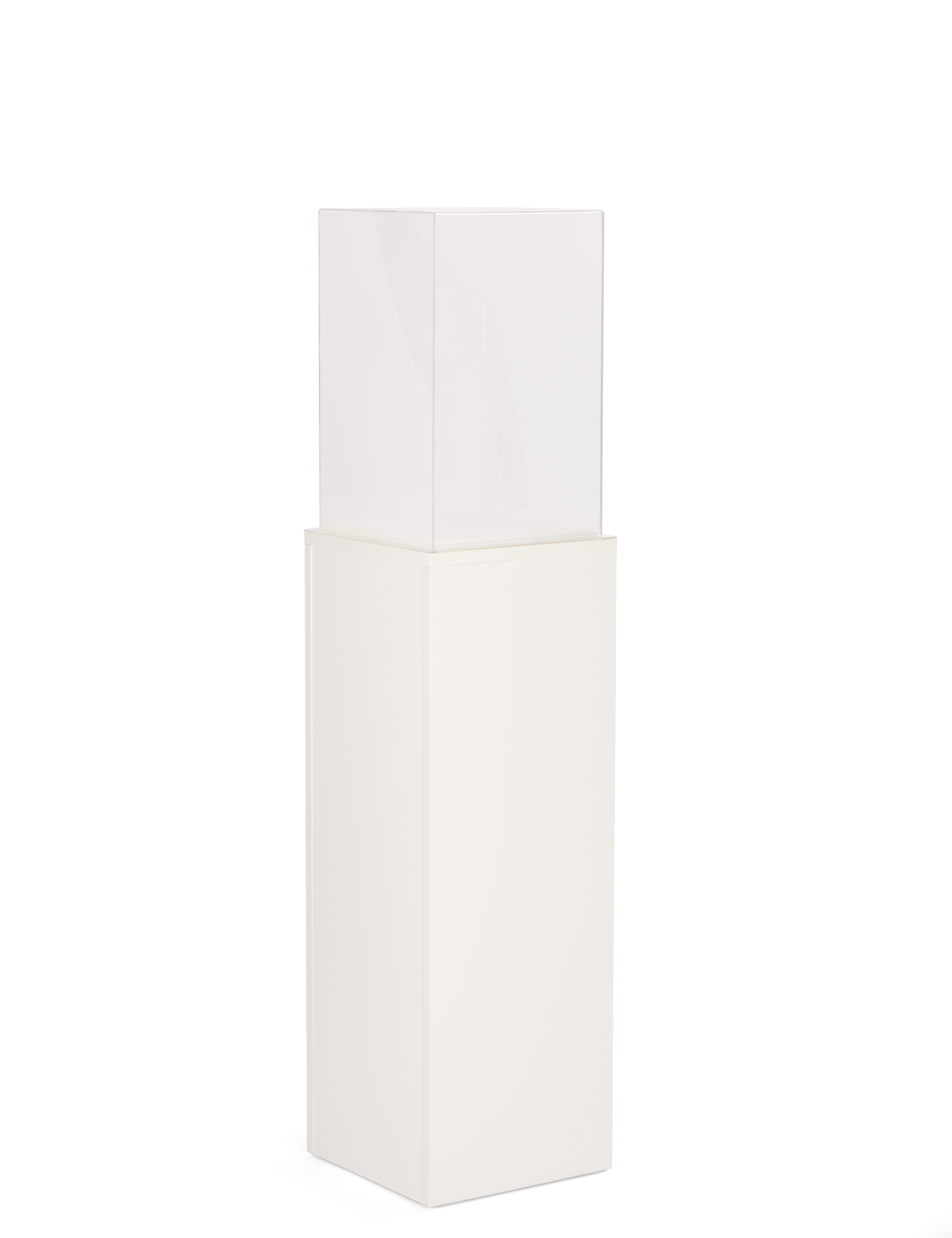 White Display Pedestal | 47", 53", 59" Available | Displays2Go