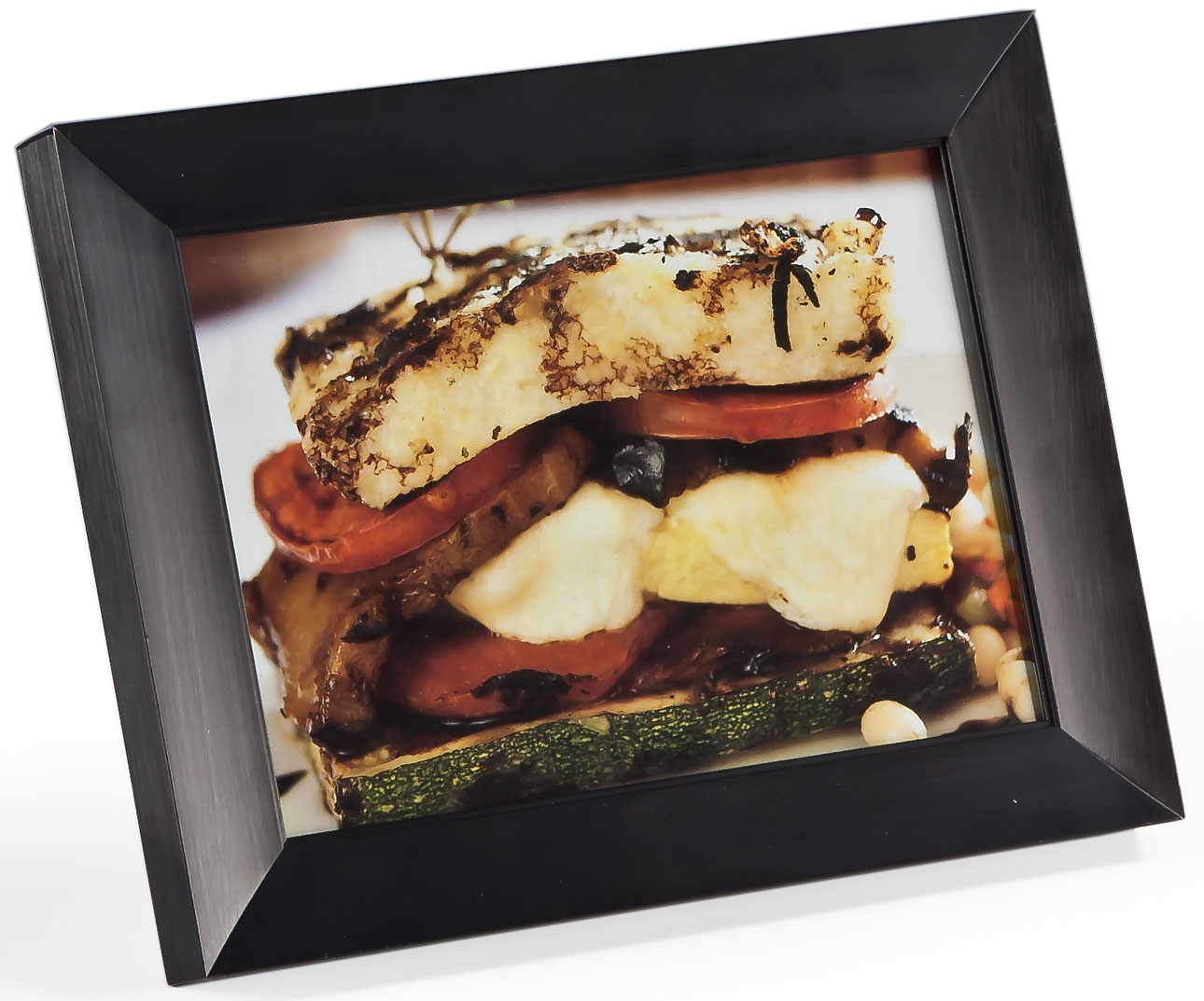 Metal Photo Frames w/ Black Contoured Border | 5" x 7" | Displays2Go