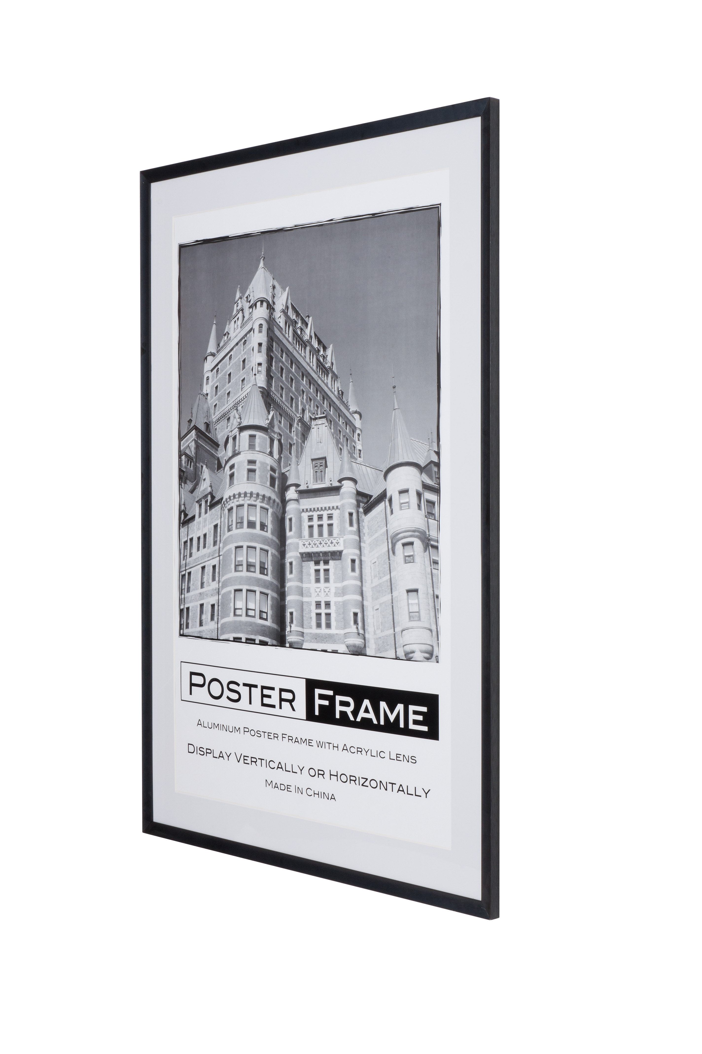 Aluminum 40x27 Frame Sized for Cinema Posters & Playbills | Displays2Go