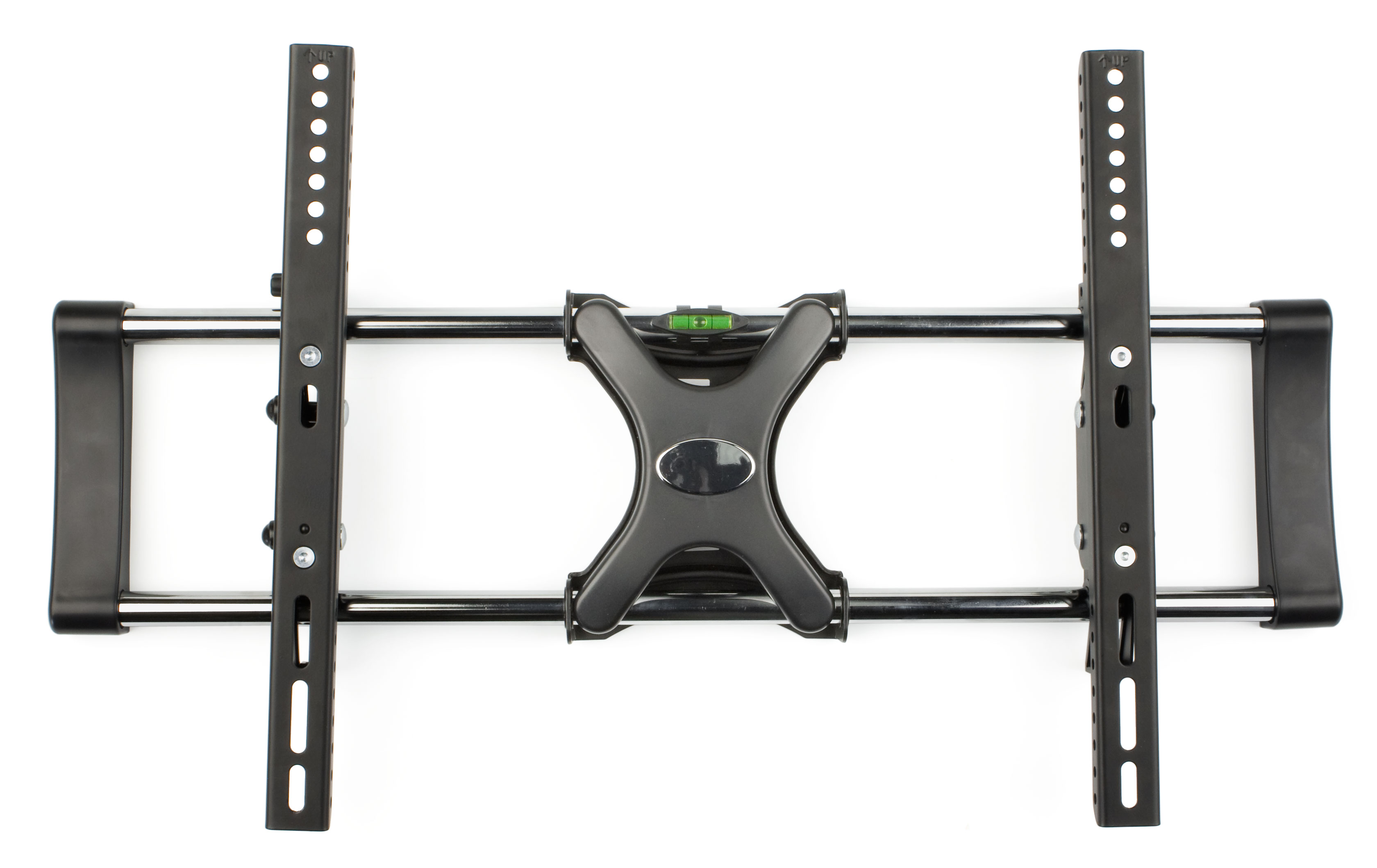 Black Wall Mount | Fits 32" to 70" - Features Built-In Level | Displays2Go