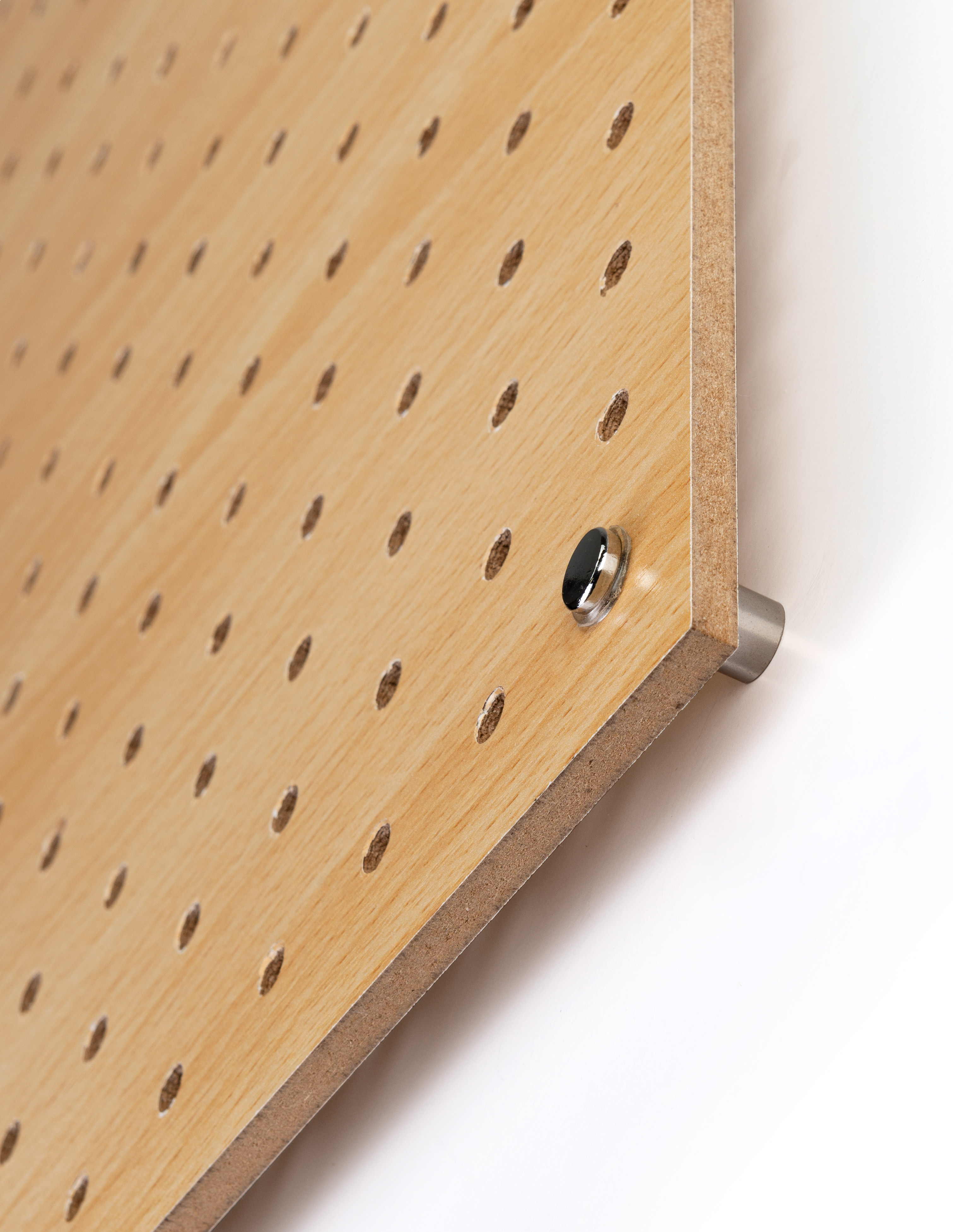 Pegboard Wall | 96” x 48” Natural MDF Panels | Displays2Go