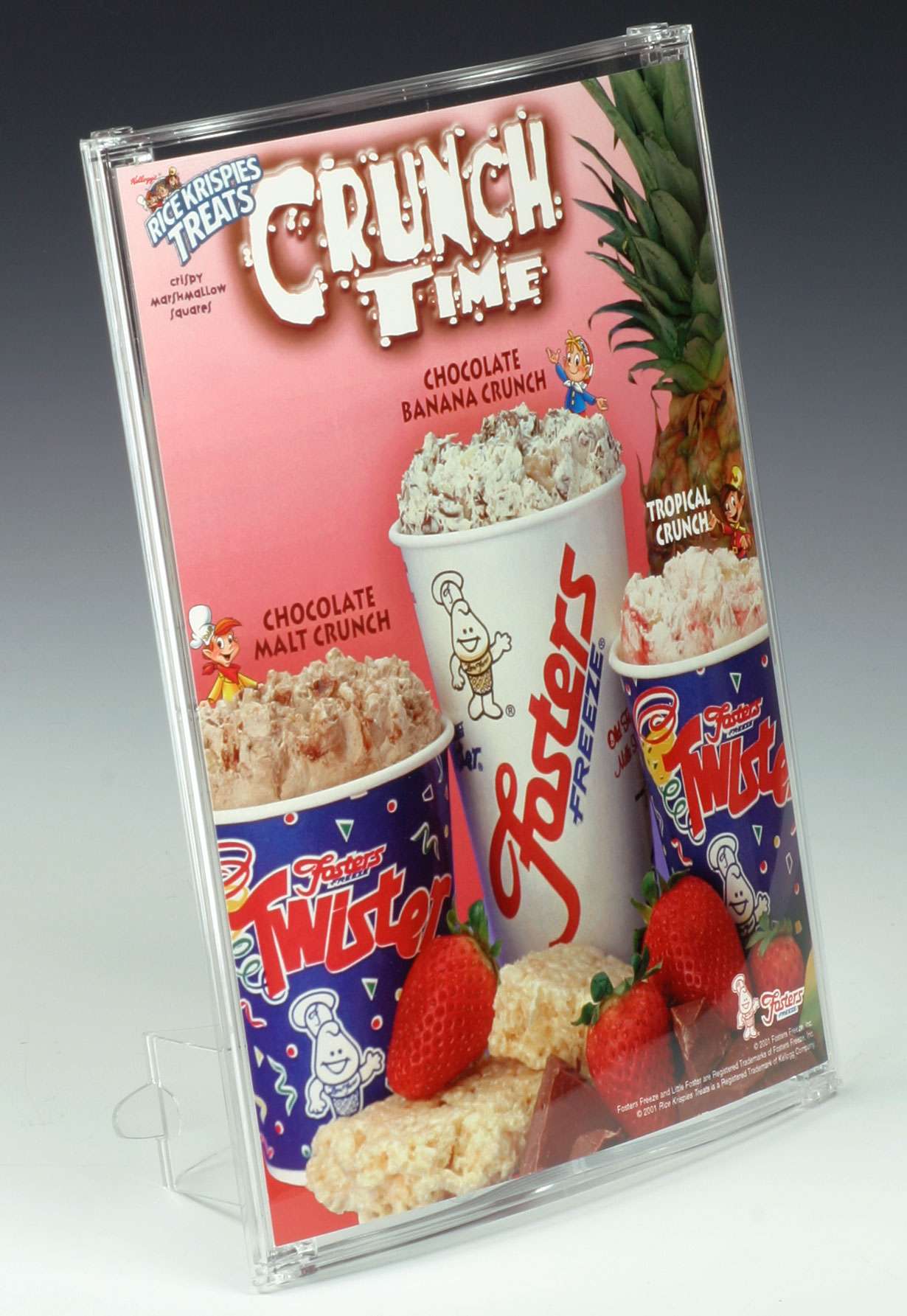 Polycarbonate Plastic Sign Frame | Counter/Wall Mount Clear Frame ...