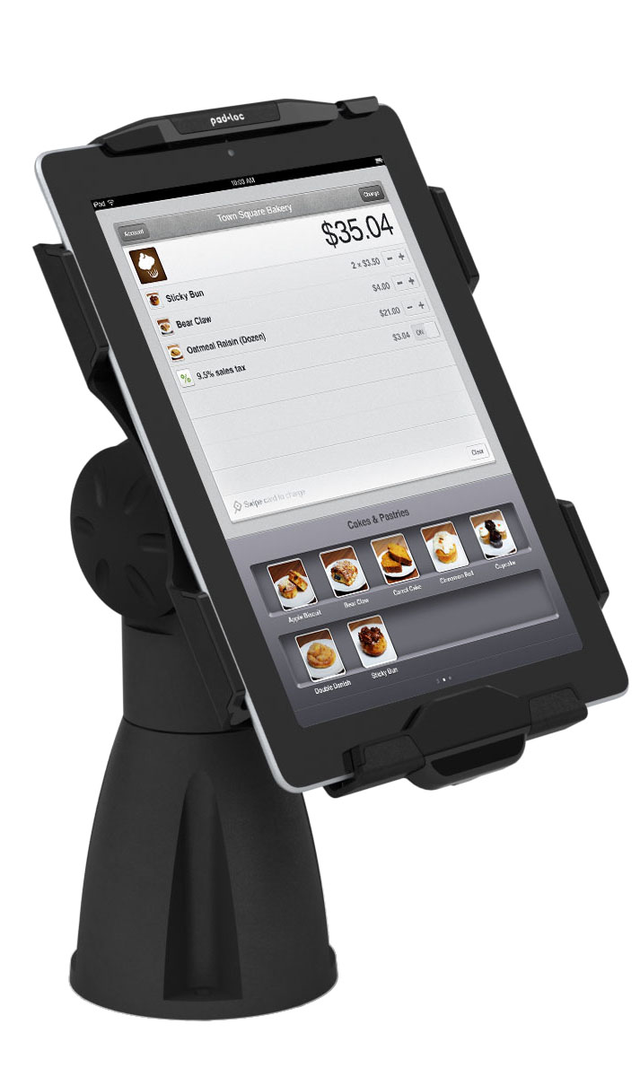 iPad Air Counter Stand | Integrated Cord Management | Displays2Go