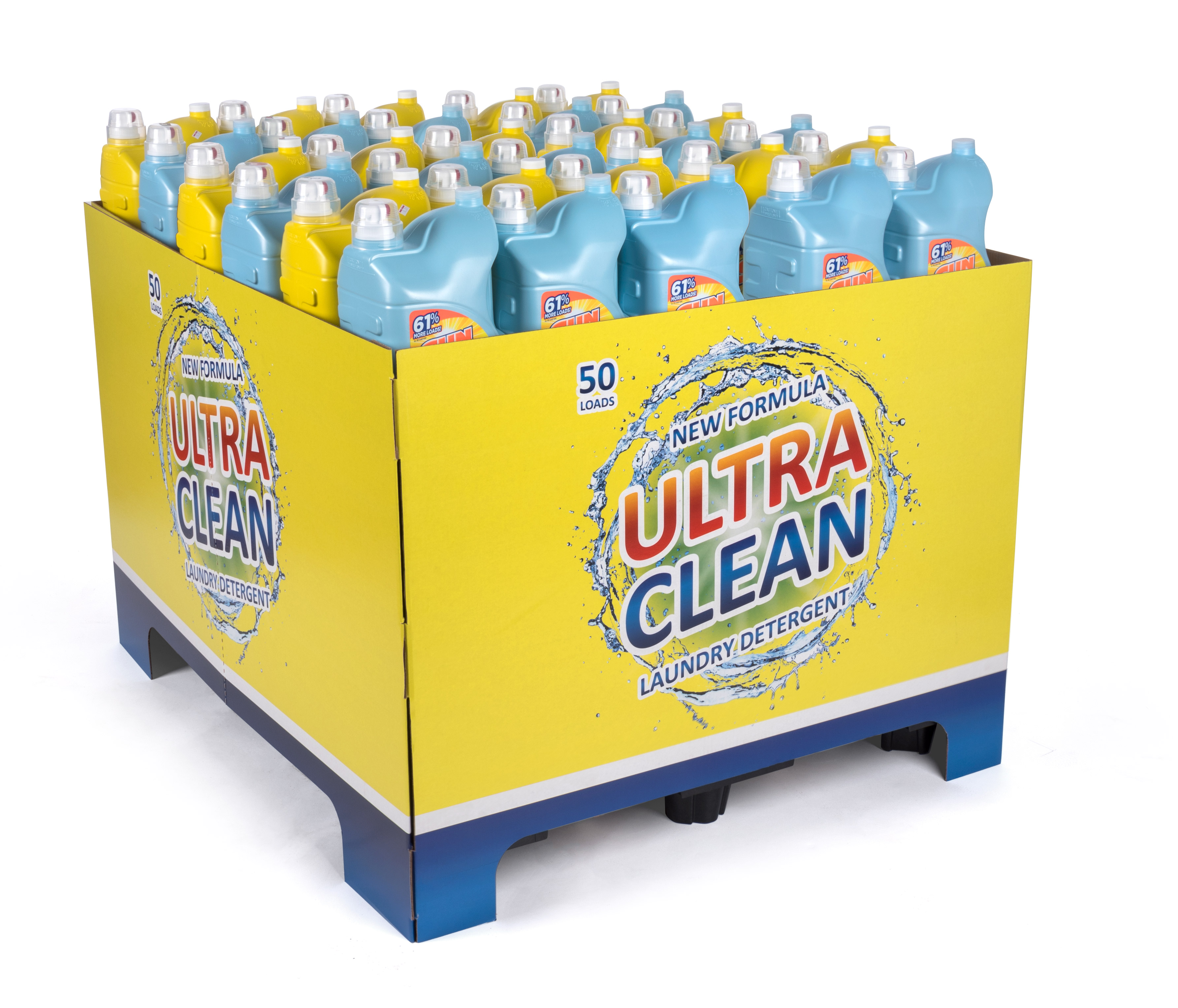 Corrugated Pallet Advertising Wrap | 32” Tall w/ Custom Graphics ...