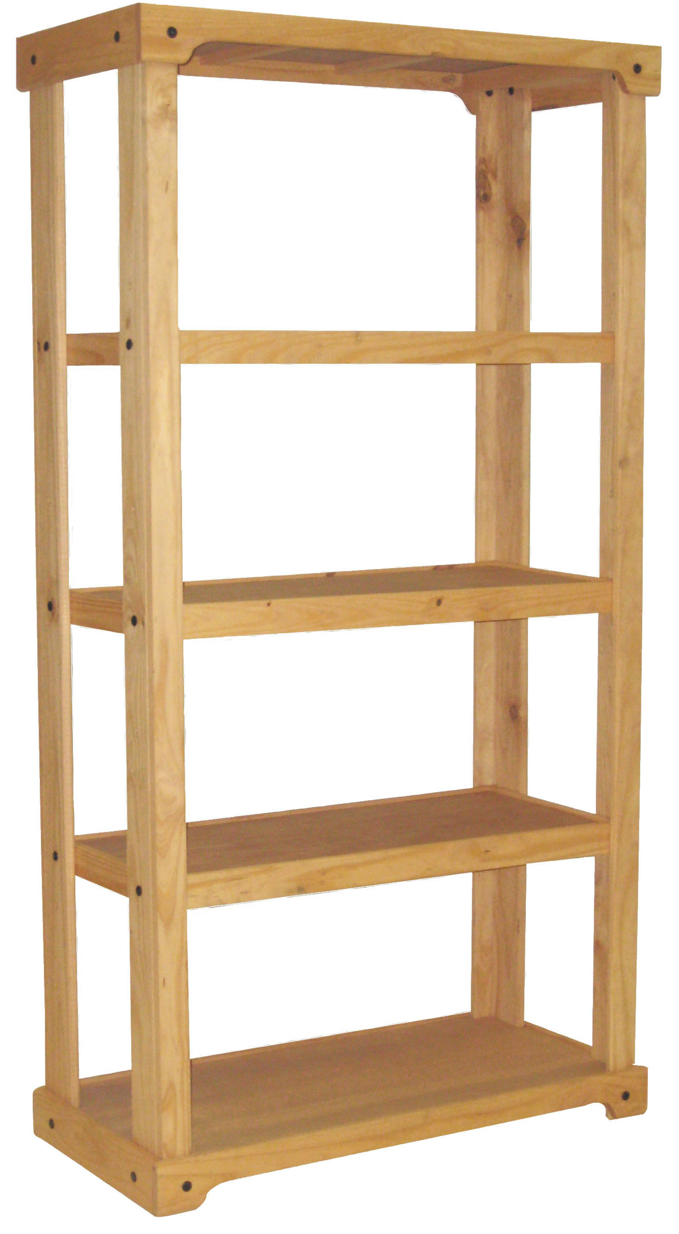 Wood Shelving Unit | Open Backdrop | Displays2Go