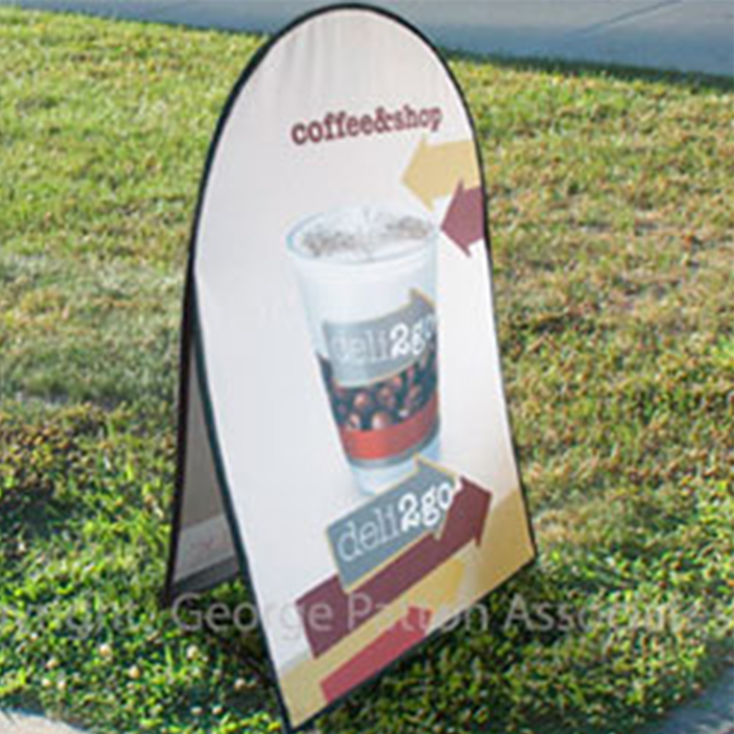 Pop Up A-Frame Folding Banner | Full Color Printing | Displays2Go