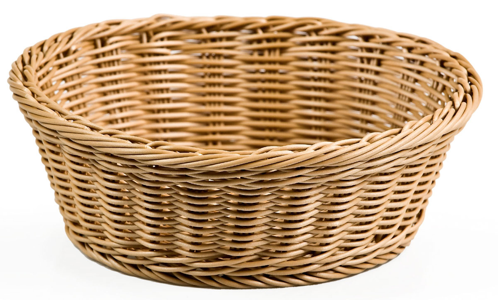 Plastic Bagel Basket | 9.25-inch Round Display | Displays2Go