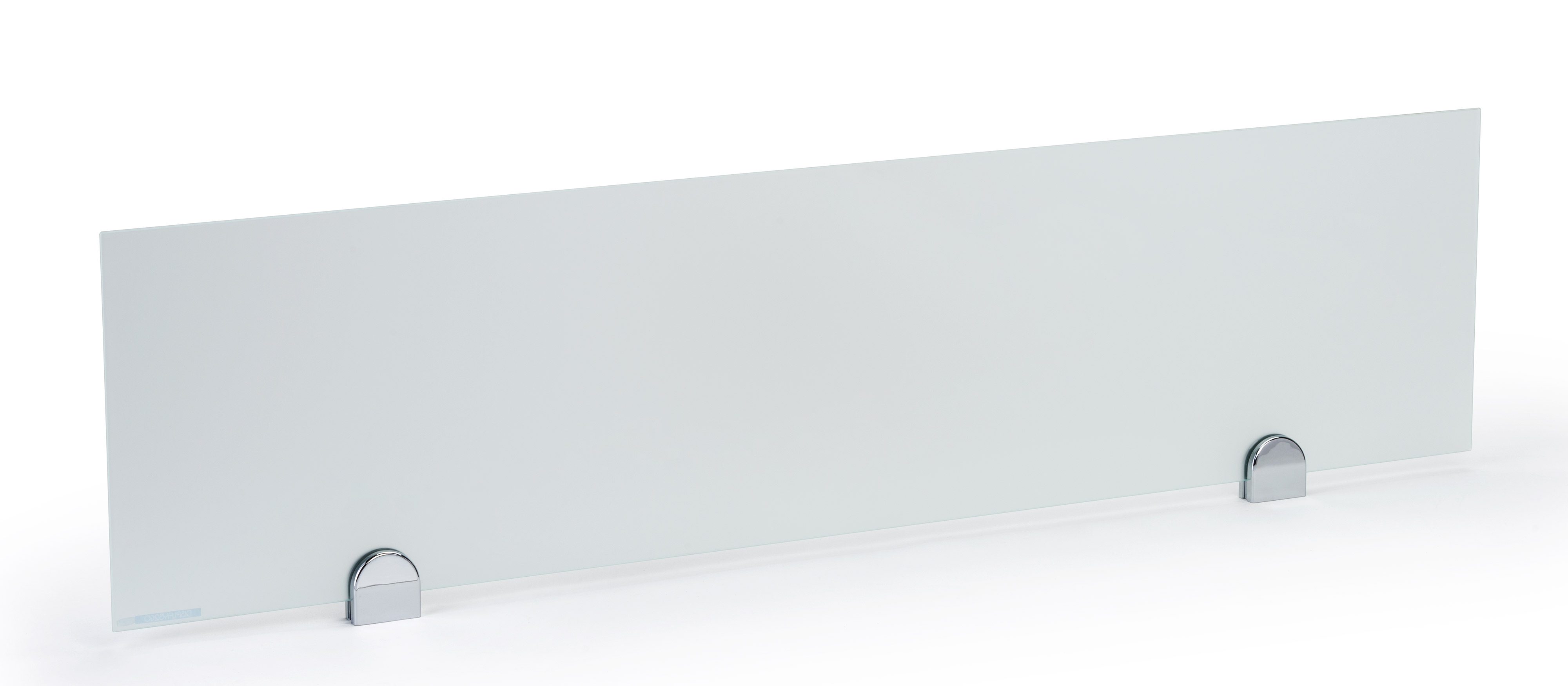 Desk Mounted Privacy Screen | 12" x 48" Partition | Displays2Go