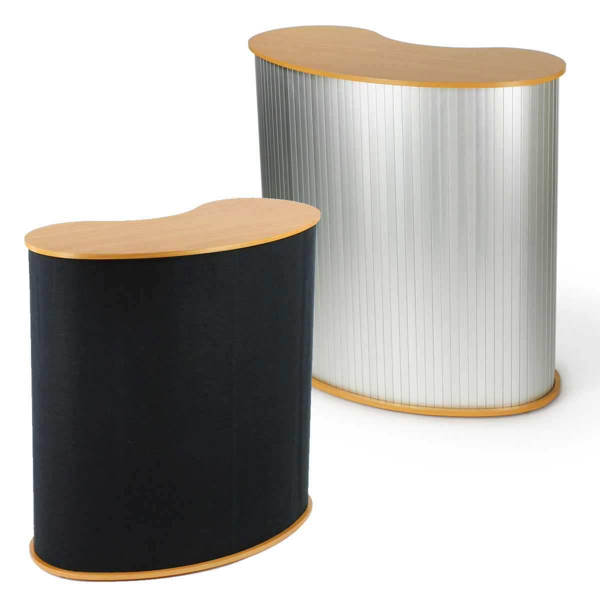 Portable Counter Aluminum - MDF Wood w/ Hook and Loop Cover | Displays2Go