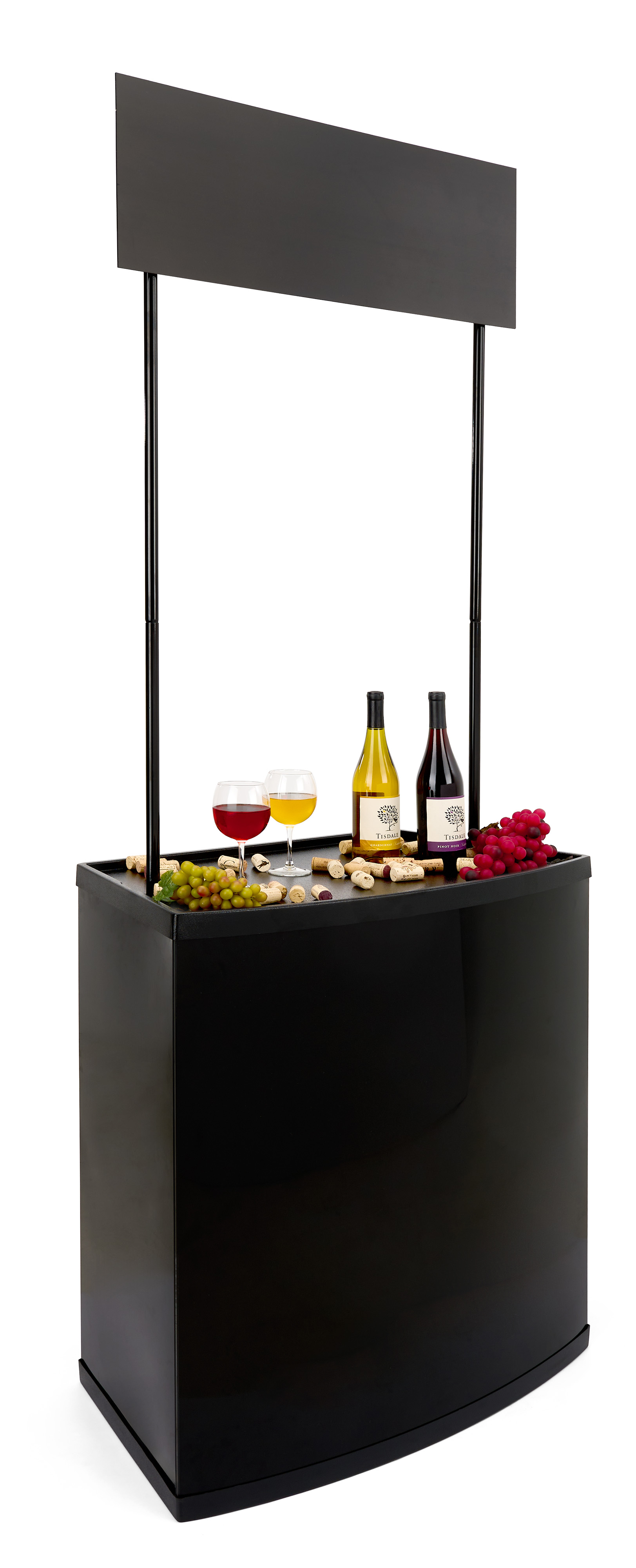 Black Demonstration Counter | w/ Inner Shelf Includes Travel Bag ...