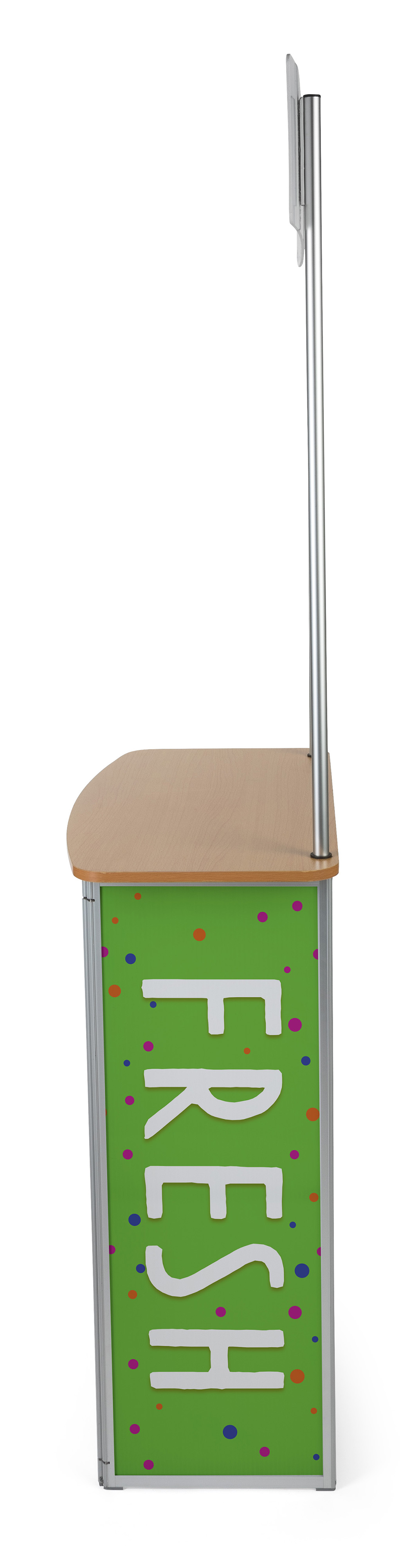 Mobile Demo Display Counter | Full Custom Printing | Displays2Go