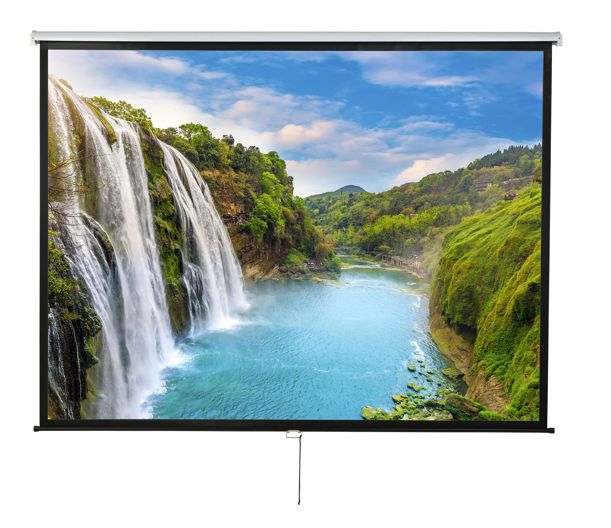 120" Wall/Ceiling Retractable Presentation Screen | Manual | Displays2Go