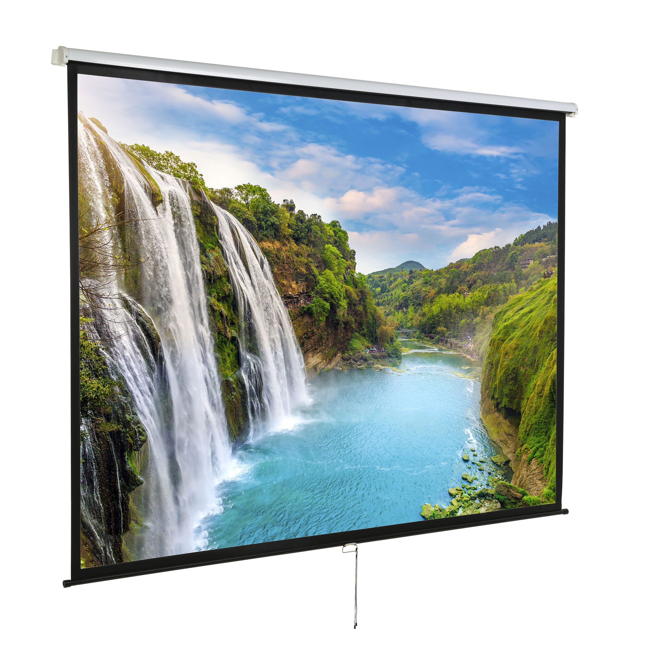 120" Wall/Ceiling Retractable Presentation Screen | Manual | Displays2Go