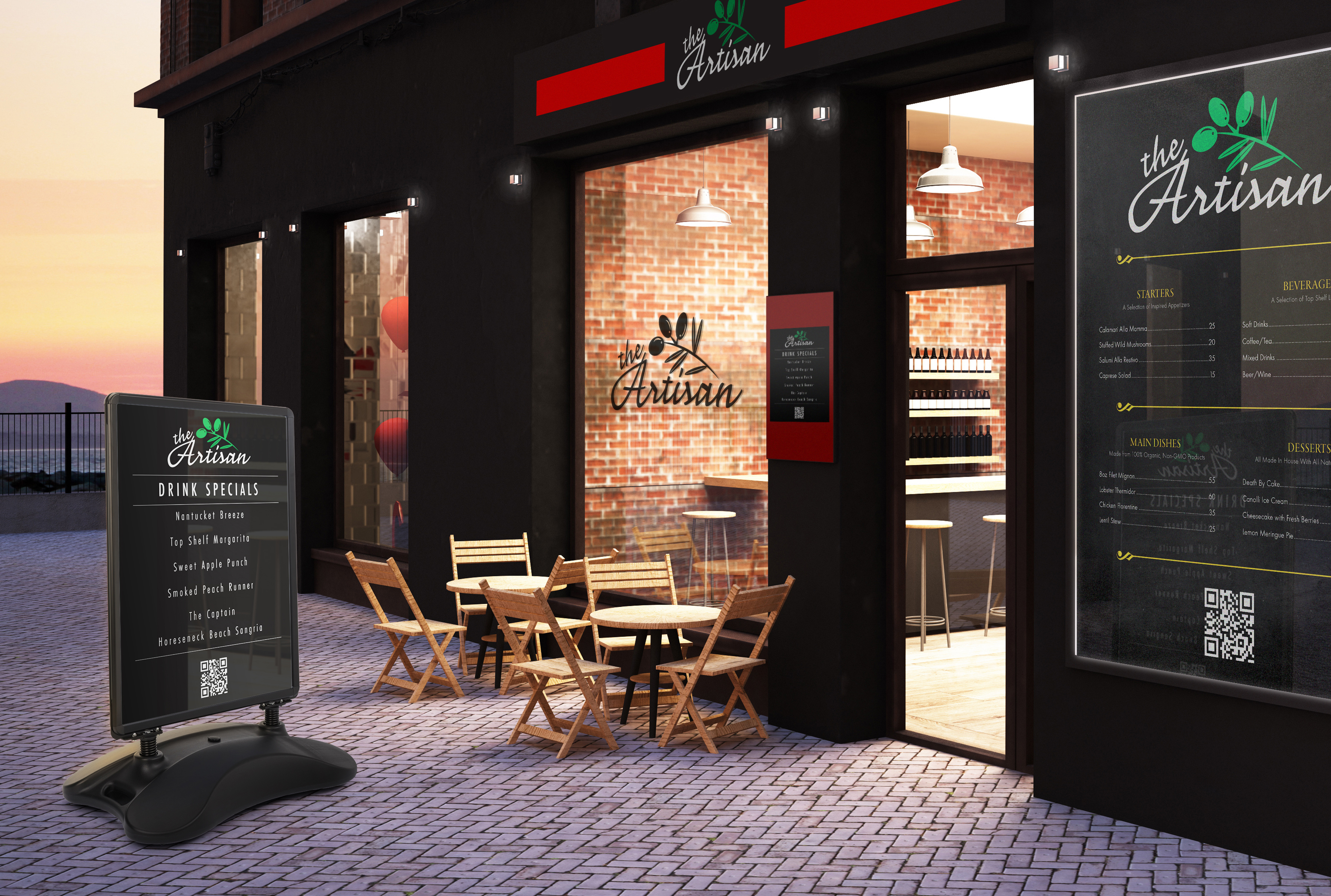 Poster Curb Sign | Double Sided Snap Frame Display | Displays2Go