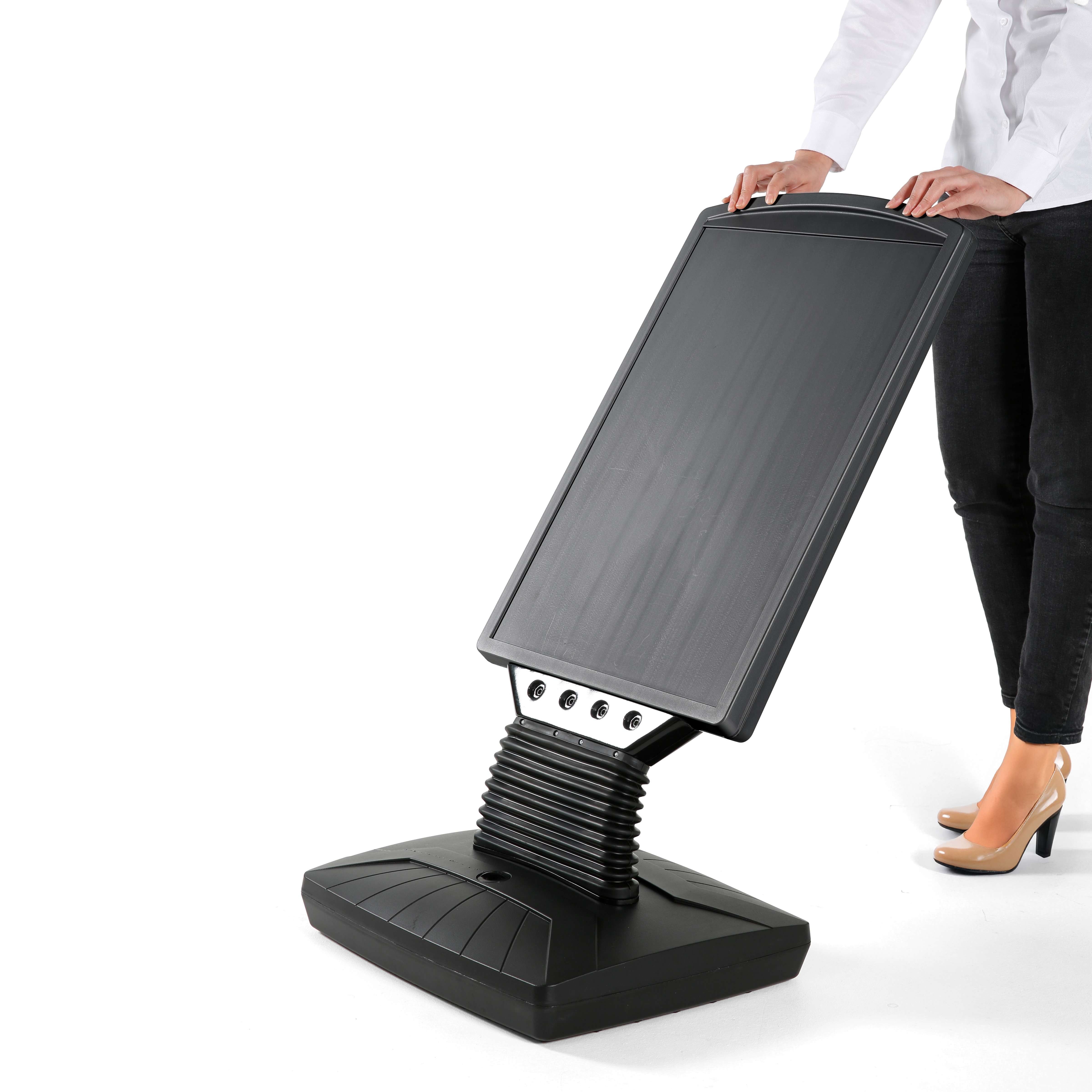 Double Sided Plastic Sidewalk Sign| Weighted Flex Base | Displays2Go