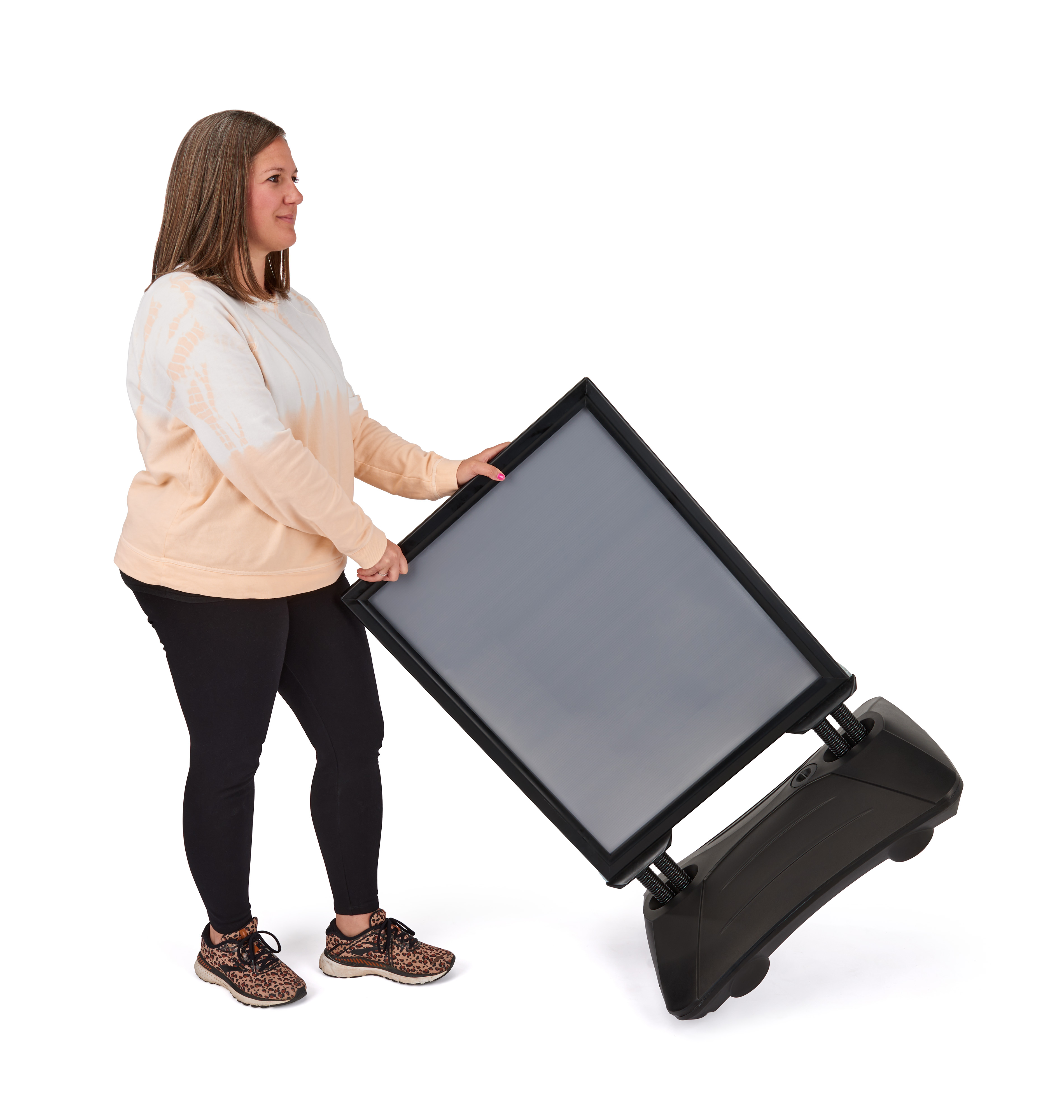 Outdoor Water Base Sign | Double-Sided Poster Frame Display | Displays2Go