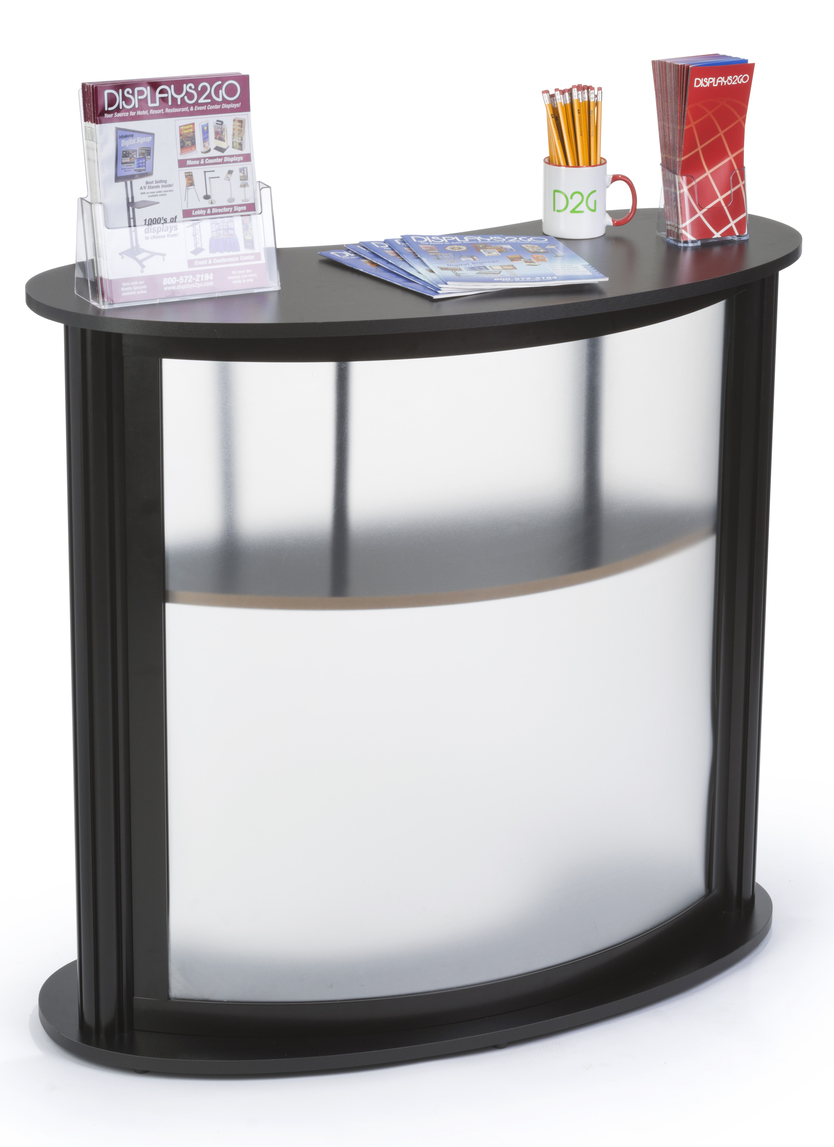 Modular Trade Show Counter | PVC Lens Front | Displays2Go