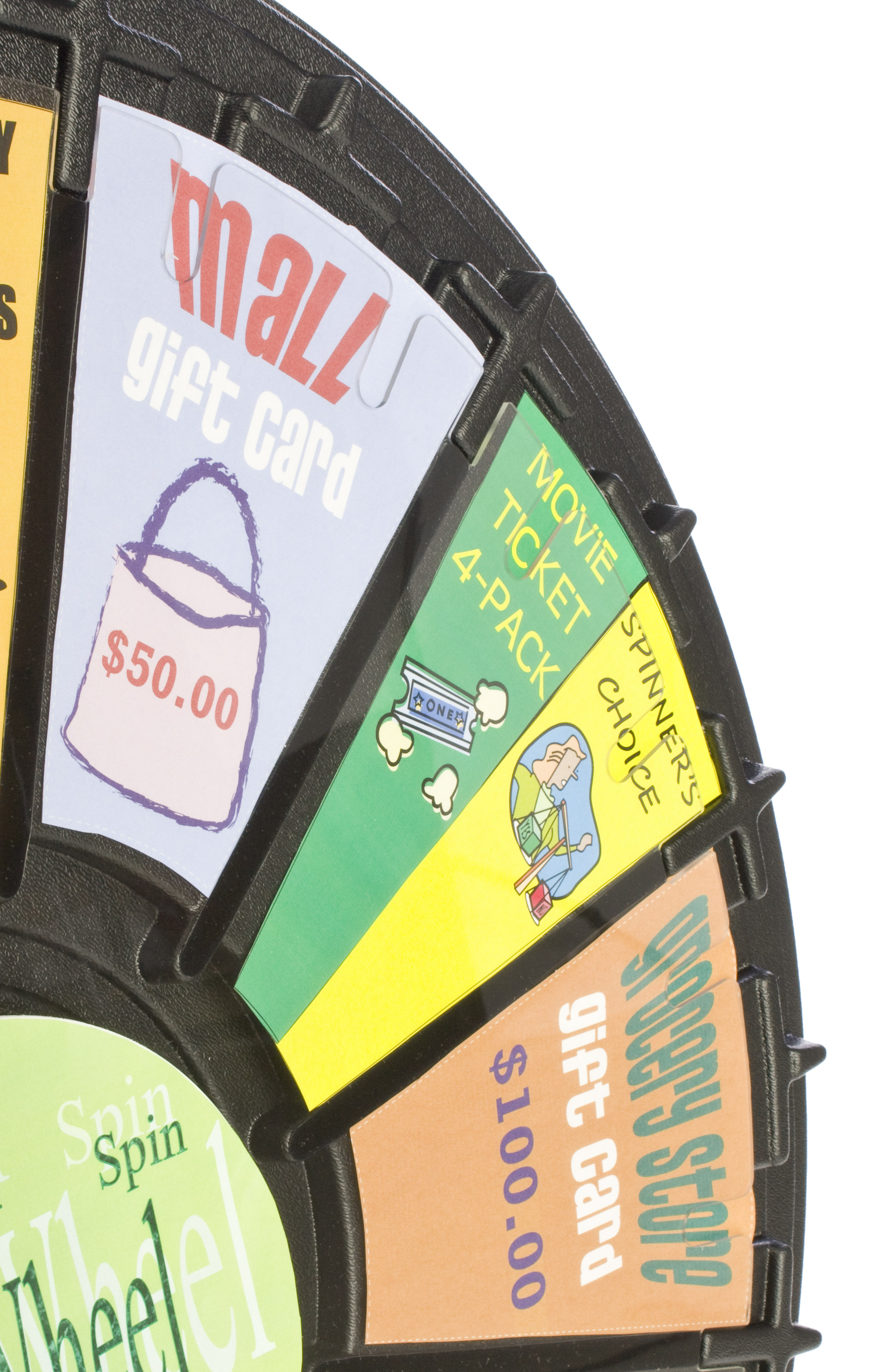 Adjustable Raffle Wheel | Floorstanding Trade Show Event Game | Displays2Go