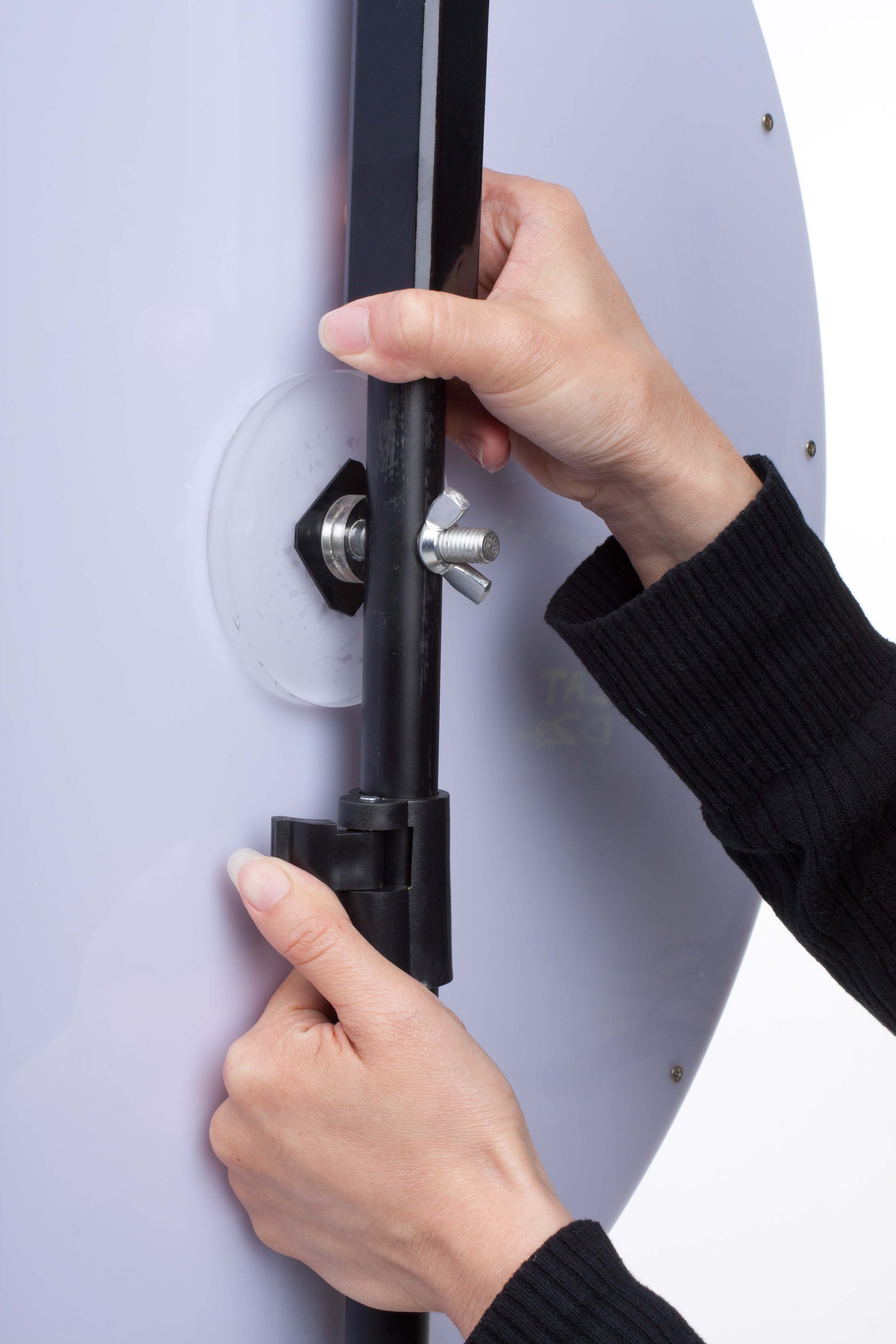 Trade Show Wheel | Acrylic Write-On Surface | Displays2Go