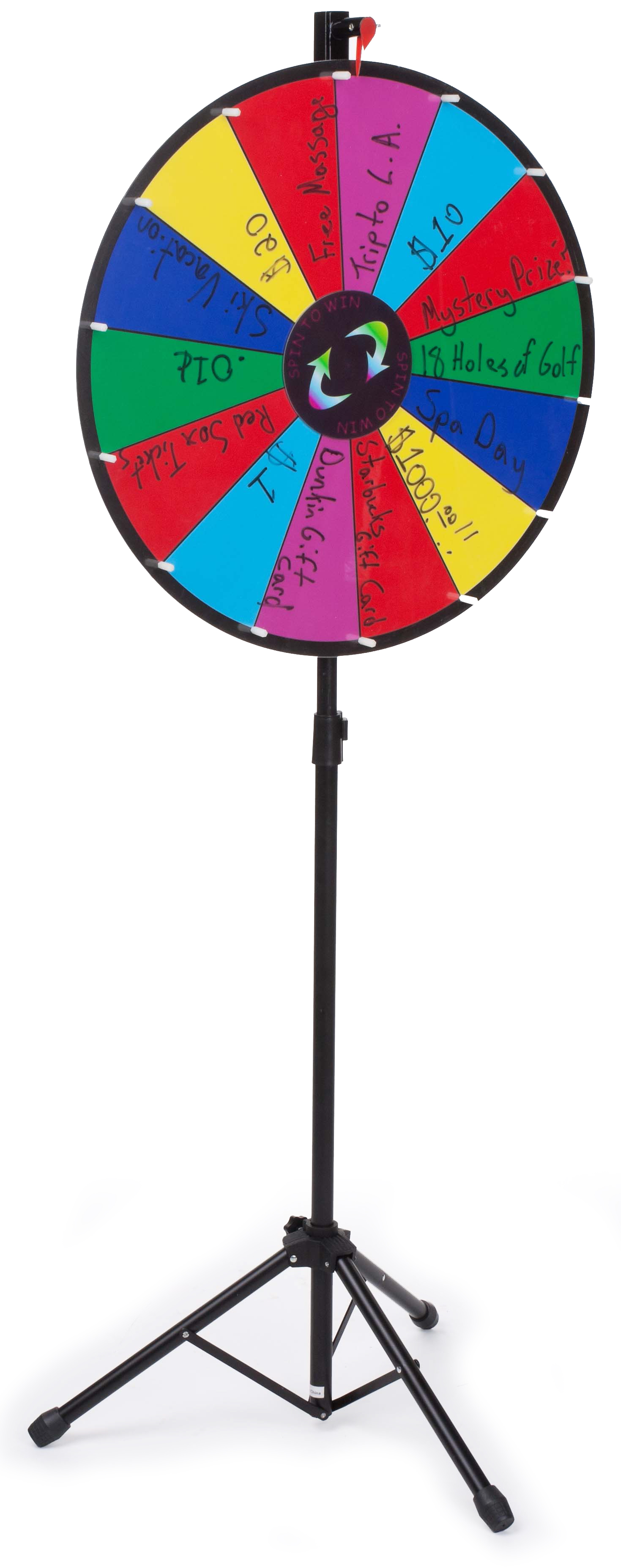 Trade Show Wheel | Acrylic Write-On Surface | Displays2Go