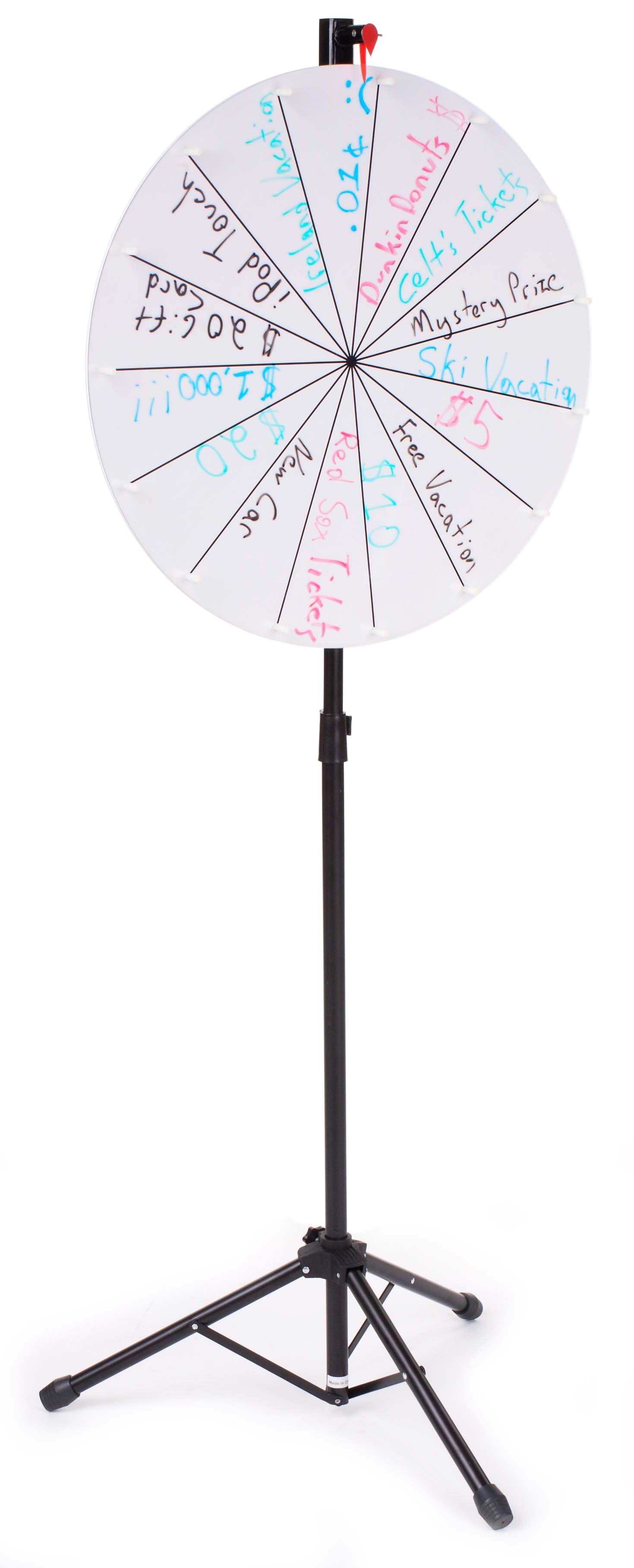 Dry Erase Spinning Prize Wheel | Wet and Dry Erase Marker Board ...