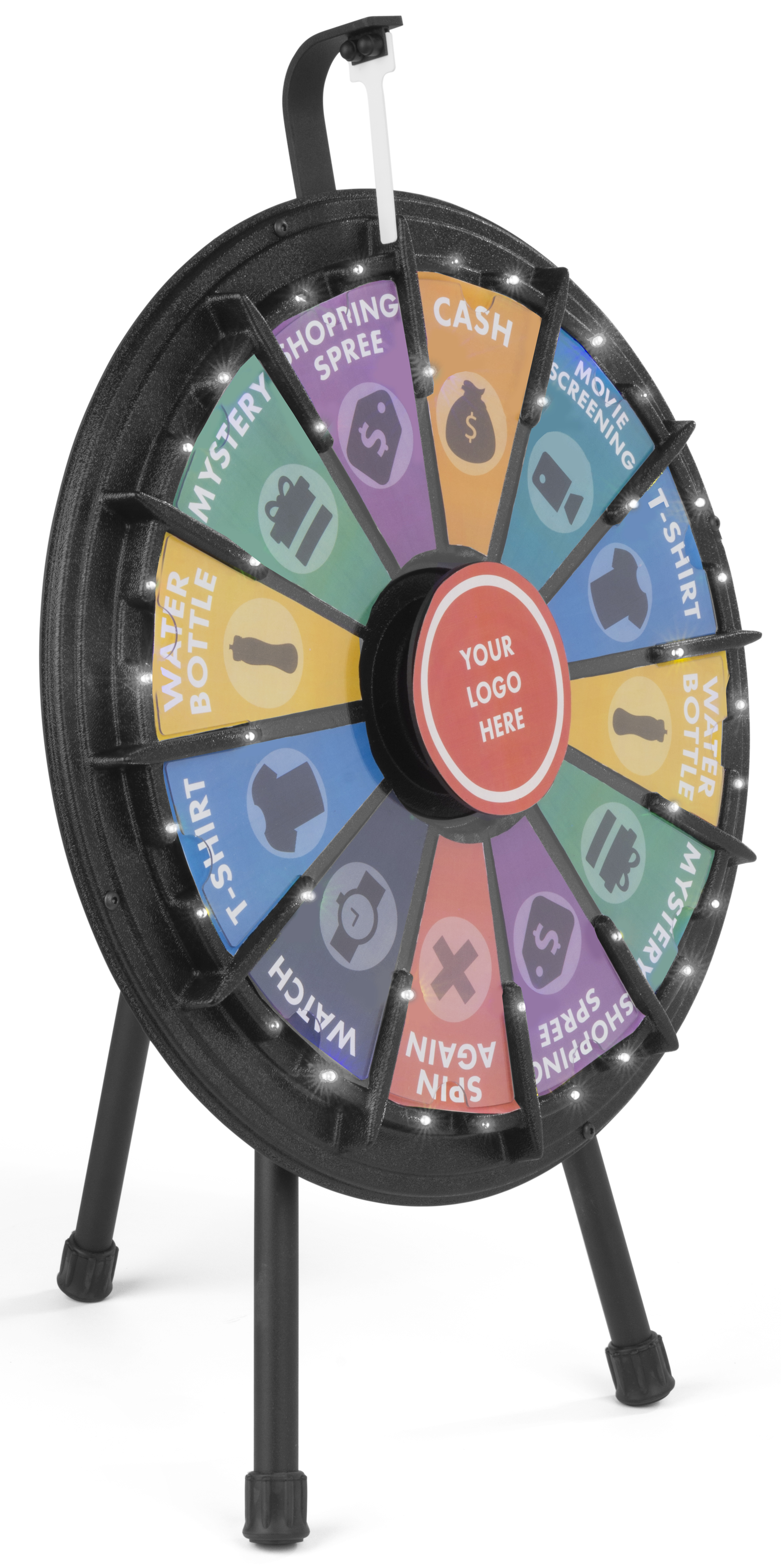 Mini Spinning Raffle Wheel | For Countertops | Displays2Go