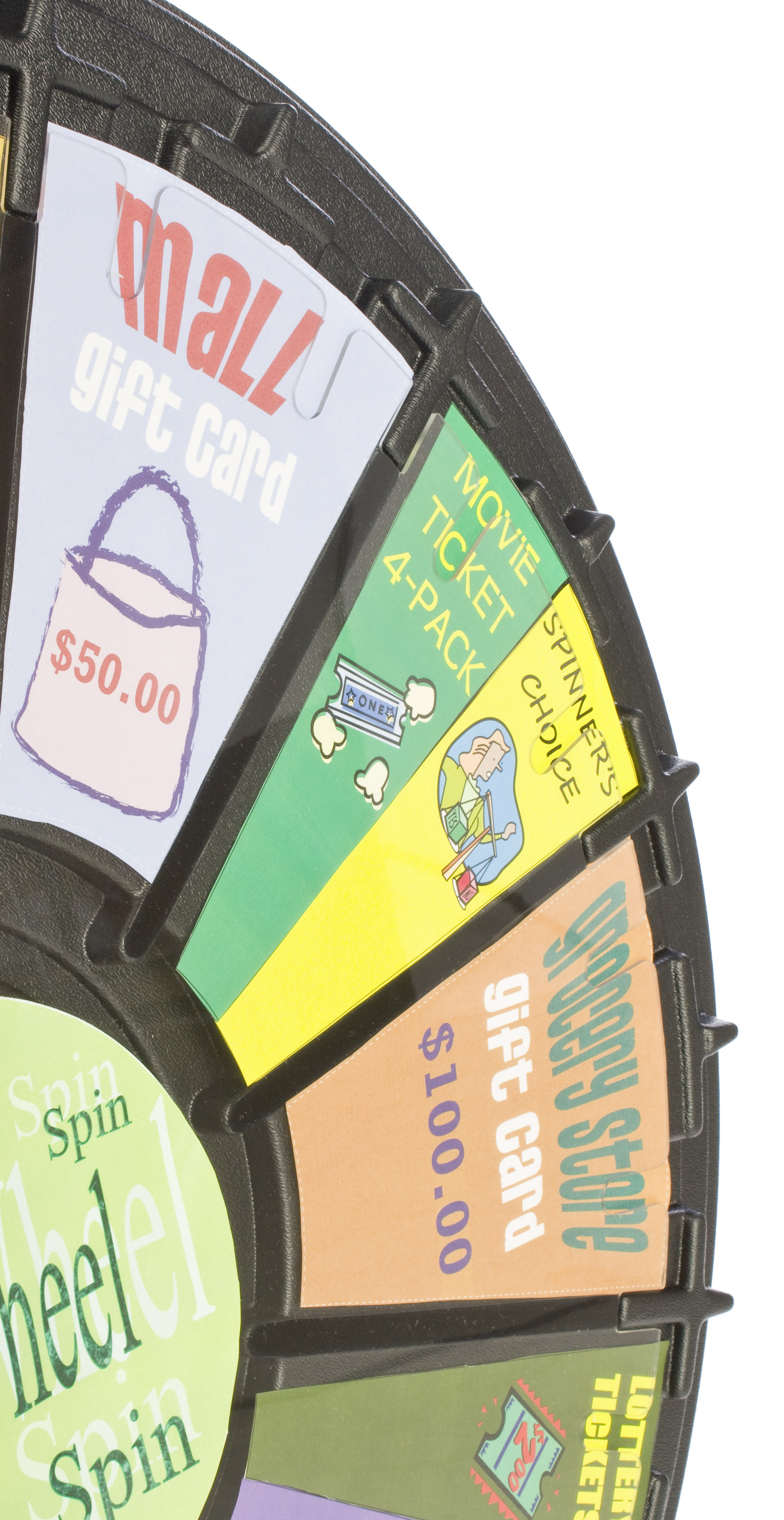 Spin Wheel Game | Tripod Countertop Stand & Clicker | Displays2Go