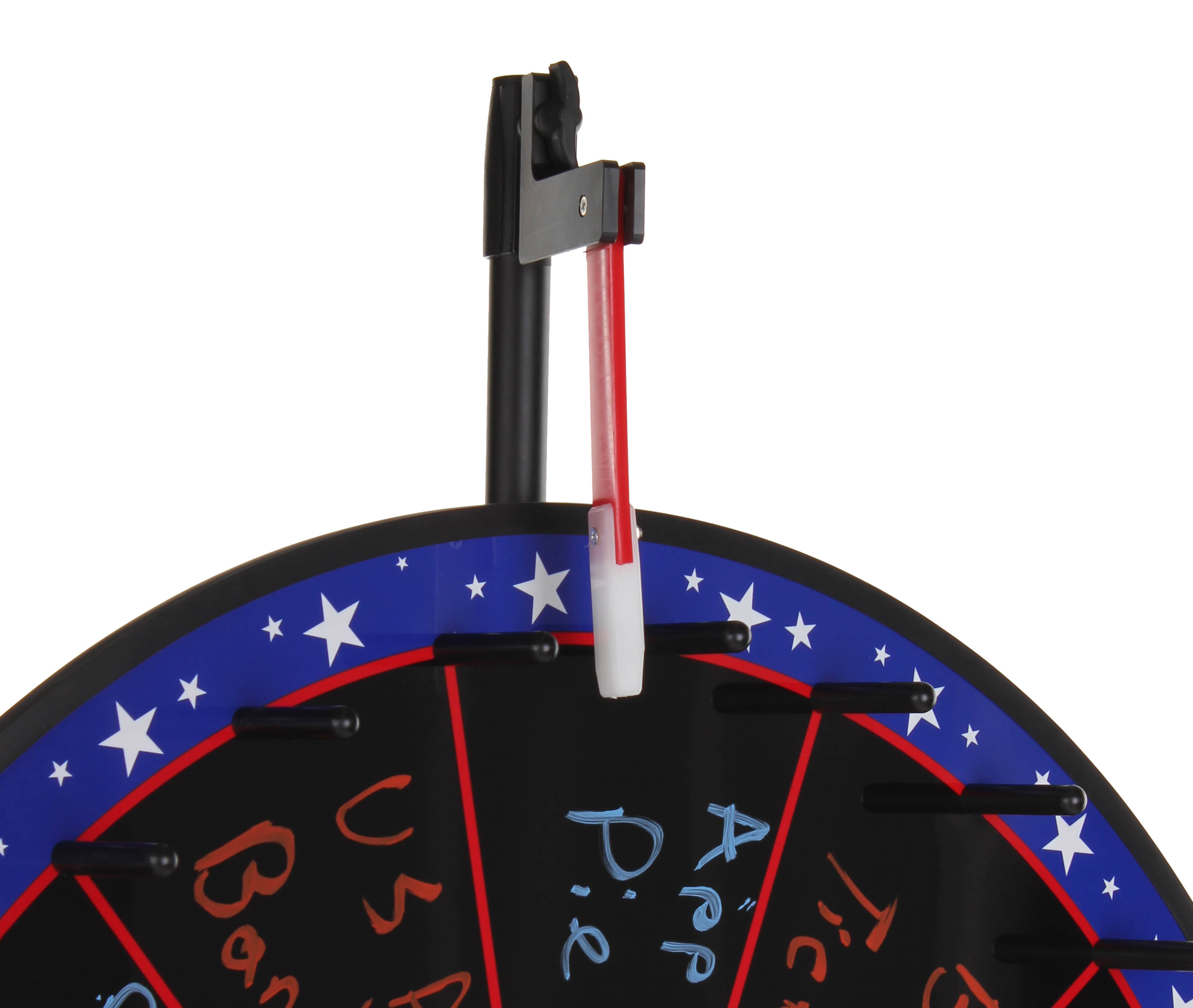 Carnival Wheel Game | USA Style Write-On Black Board | Displays2Go