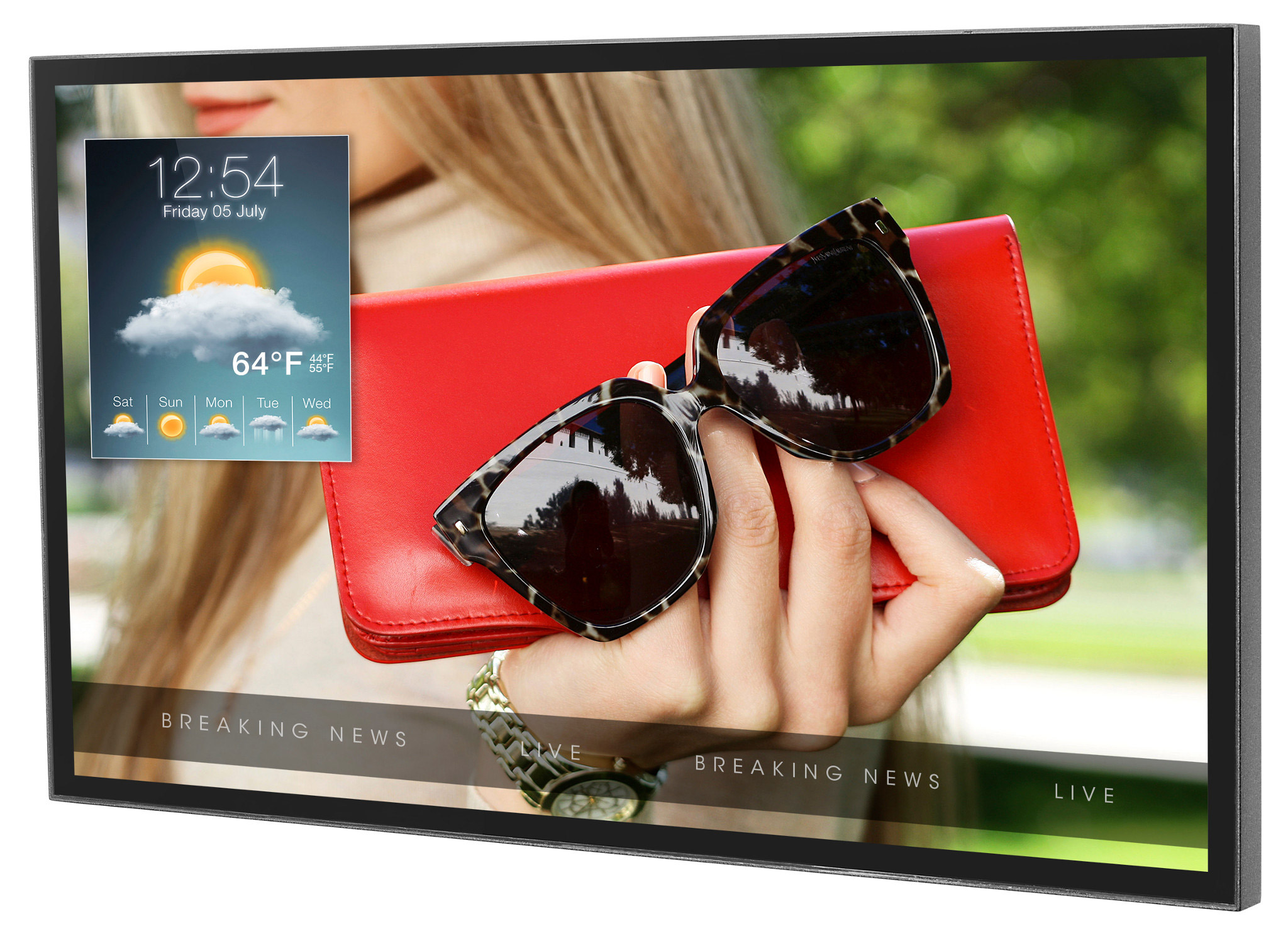 Outdoor Advertising LCD TV | 43” Ultra-Bright Flat Screen | Displays2Go